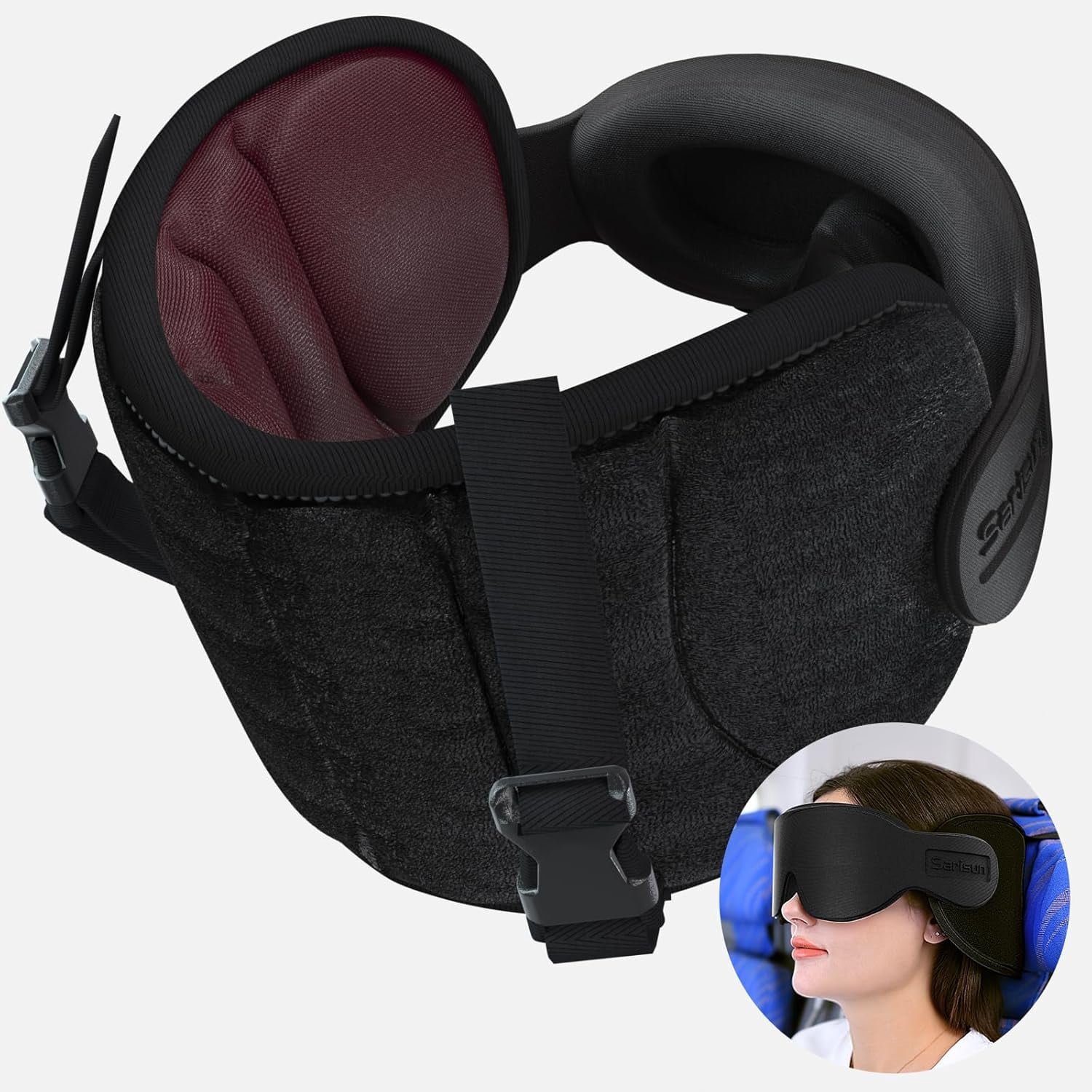 Travel Pillows for Airplanes, Airplane Pillow for Long Flight, Airplane ...