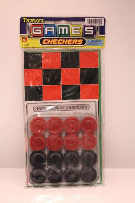 Travel Play Checkers Game - Walmart.com