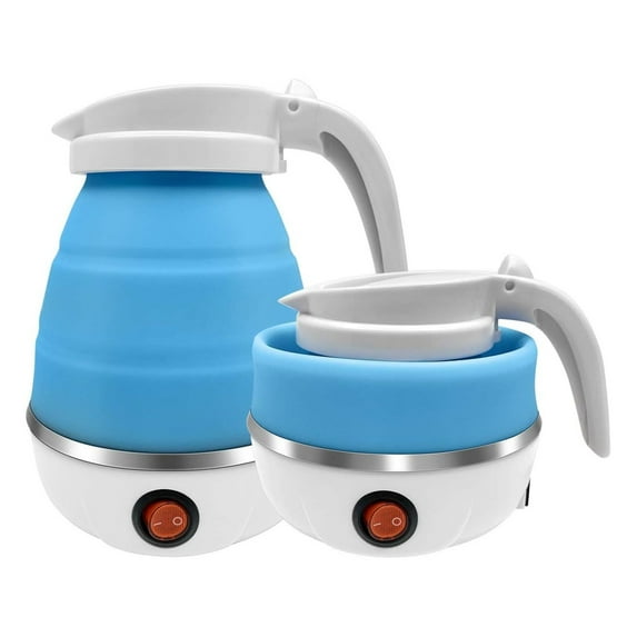 Travel Portable Foldable Electric Kettle, 0.6L Small Collapsible Hot ...
