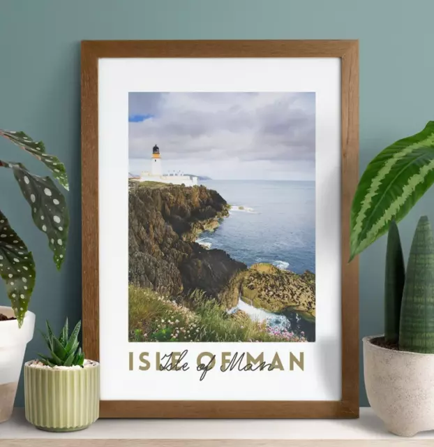 Travel Poster Isle Of Man, Printable Wall Art, Isle Of Man Poster ...