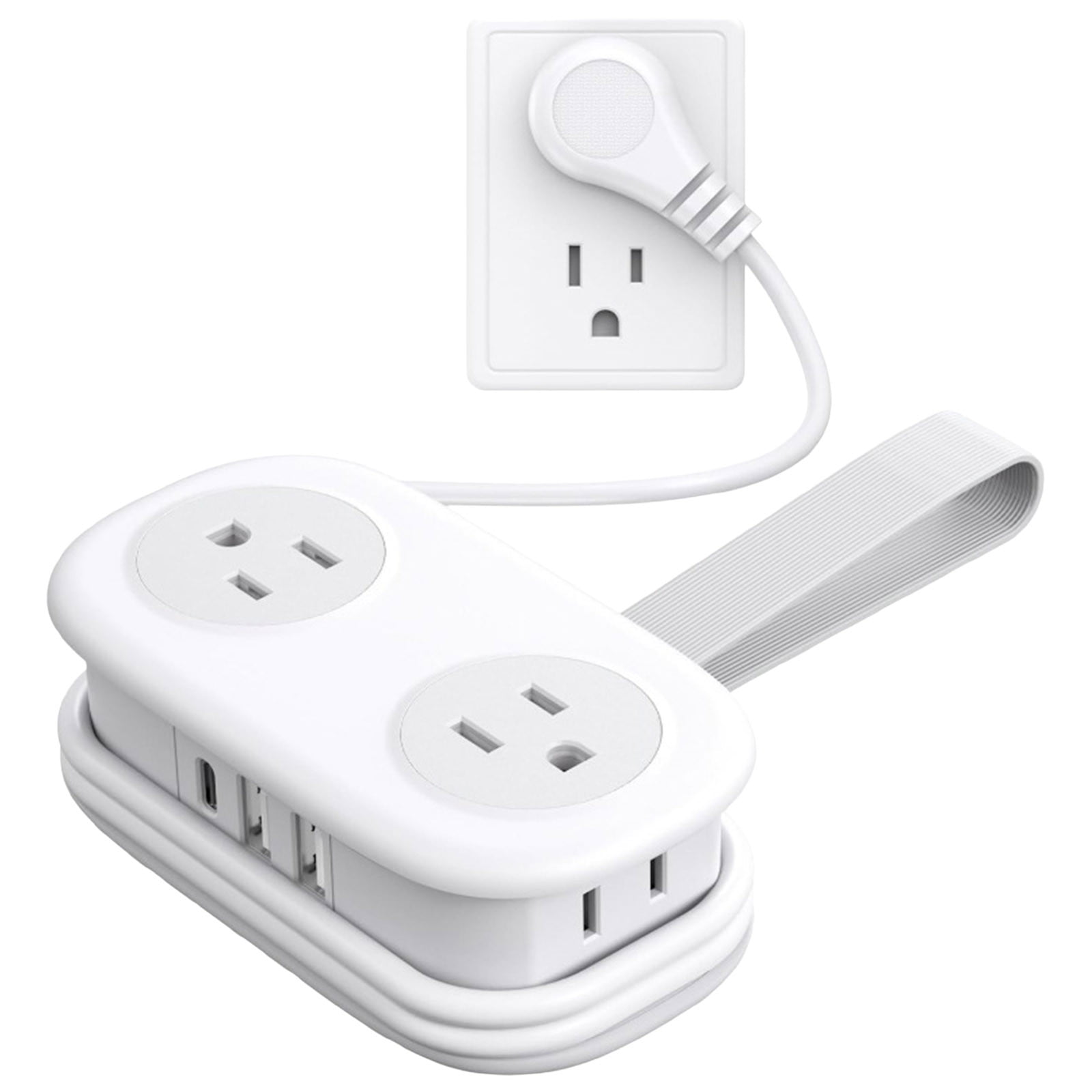 Travel Power Strip, Travel Extension Cord, Mini Extension Cord with 4 ...