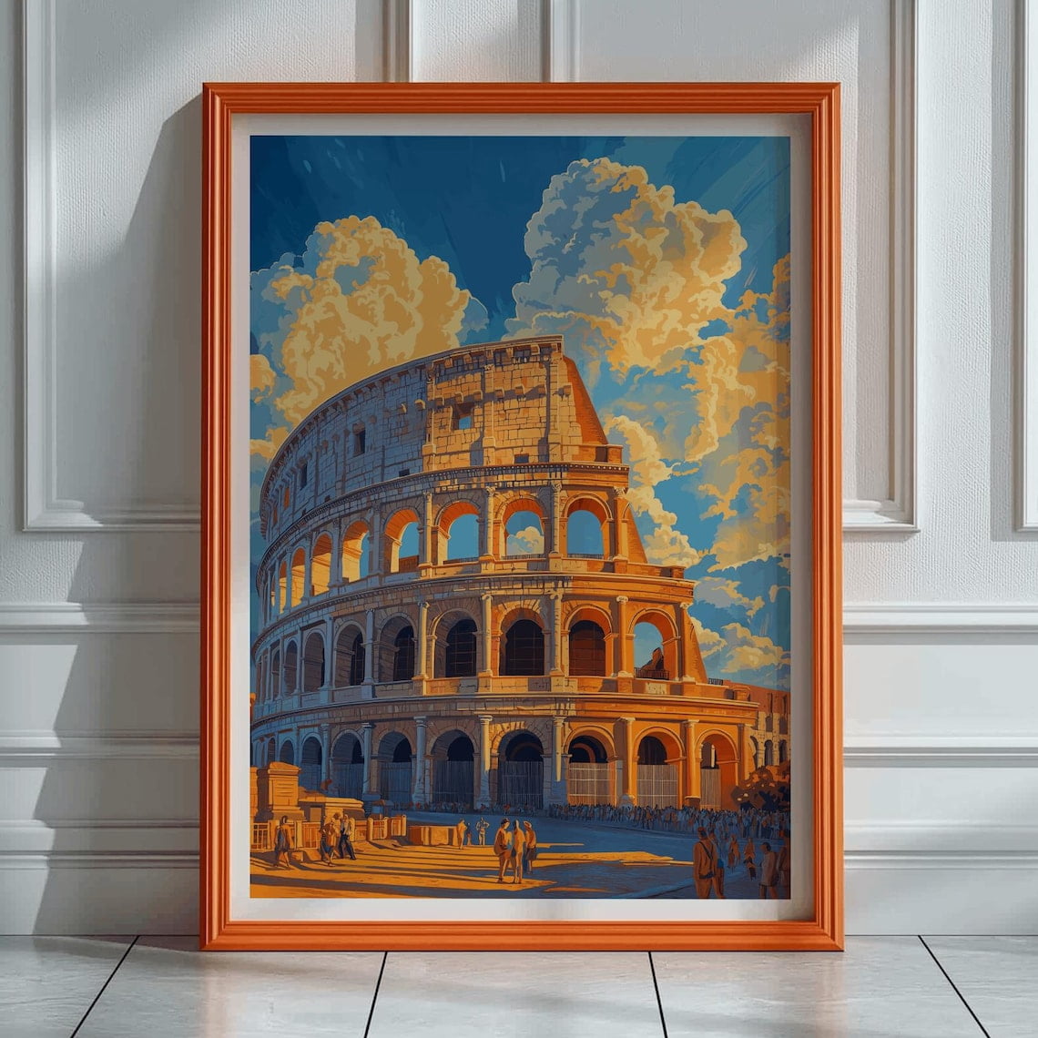 Travel Print, Italy Print, Italian Art, Colosseum Print, Rome City ...