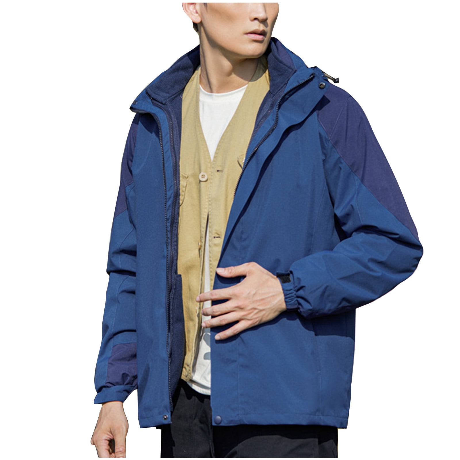 Travel Rain Jacket Long Rain Jackets for Women Waterproof Lightweight ...