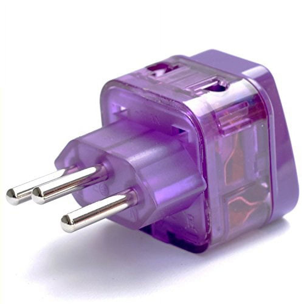 Travel Ready Ac Power Travel Adapter Plug For Brazil / With Dual Plug ...