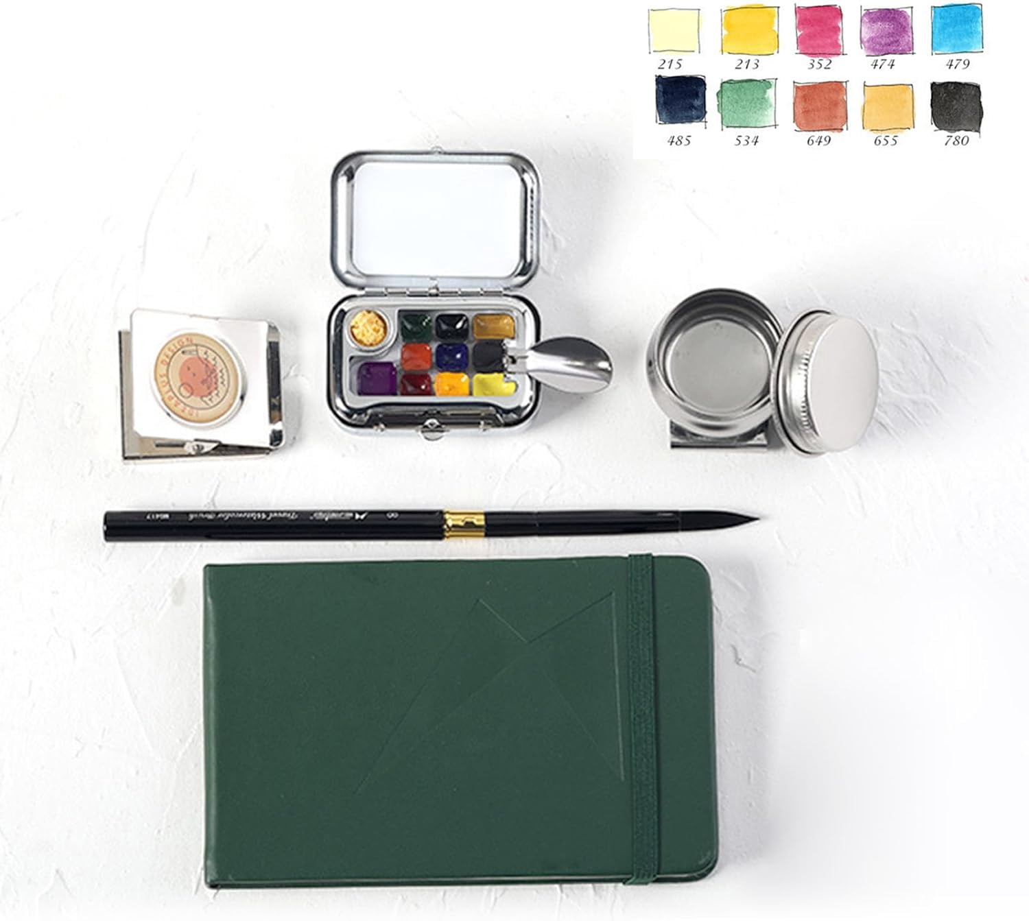 Travel-Ready Painting Kit, Watercolor, Adventure Ready Paint Box Bundle ...