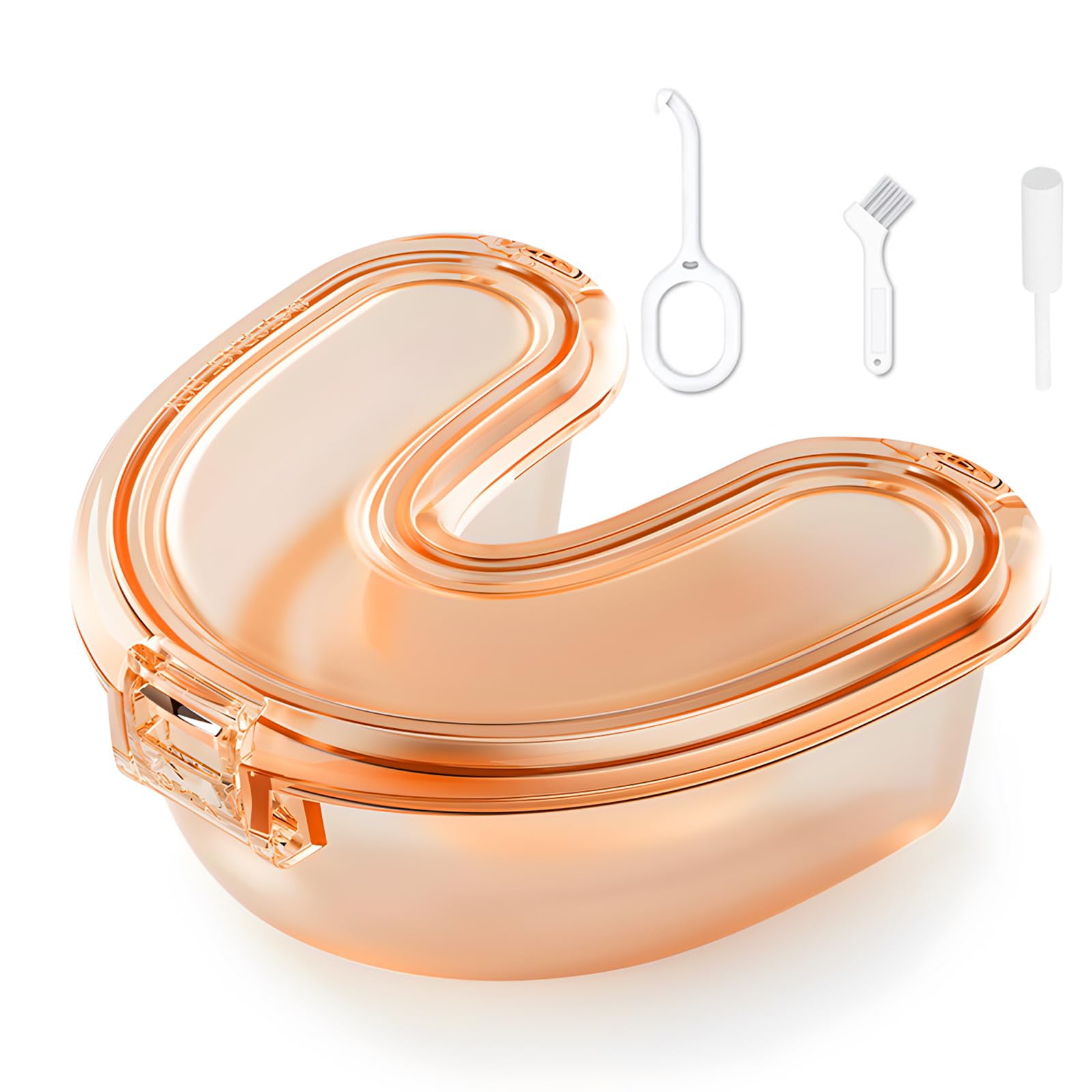 Travel Retainer Case U-shaped Denture Holder Leakproof Invisalign ...