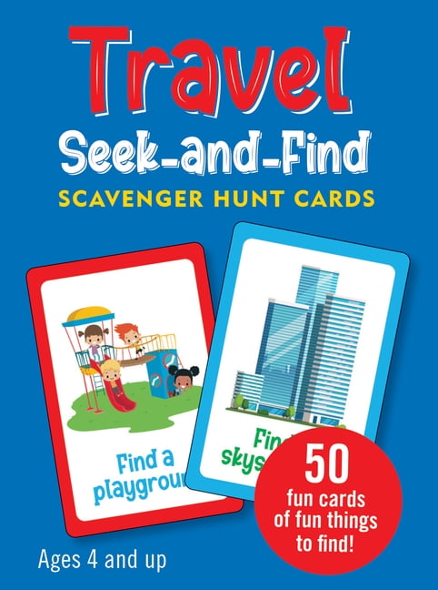 Travel Seek-And-Find Scavenger Hunt Cards (Set of 50 Cards) (Other ...