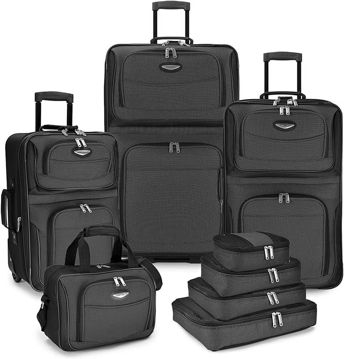 Travel Select Amsterdam 8-Piece Expandable Suitcase Set with Wheels ...