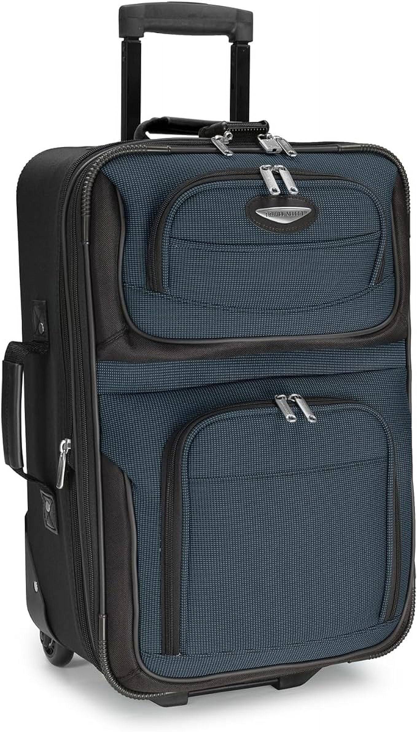 Travel Select Amsterdam 21-Inch Carry-On Softside Suitcase, Single ...
