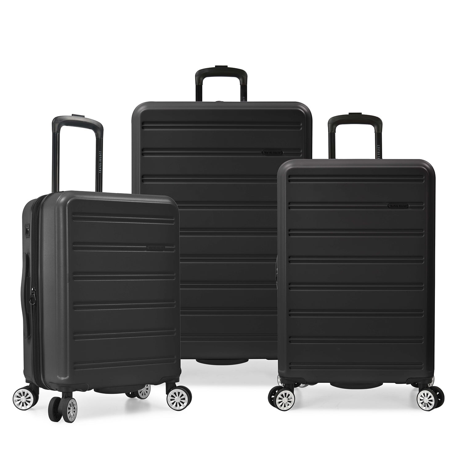 Travel Select Snowcreek Hardside Expandable Spinner Luggage Set w/ USB ...