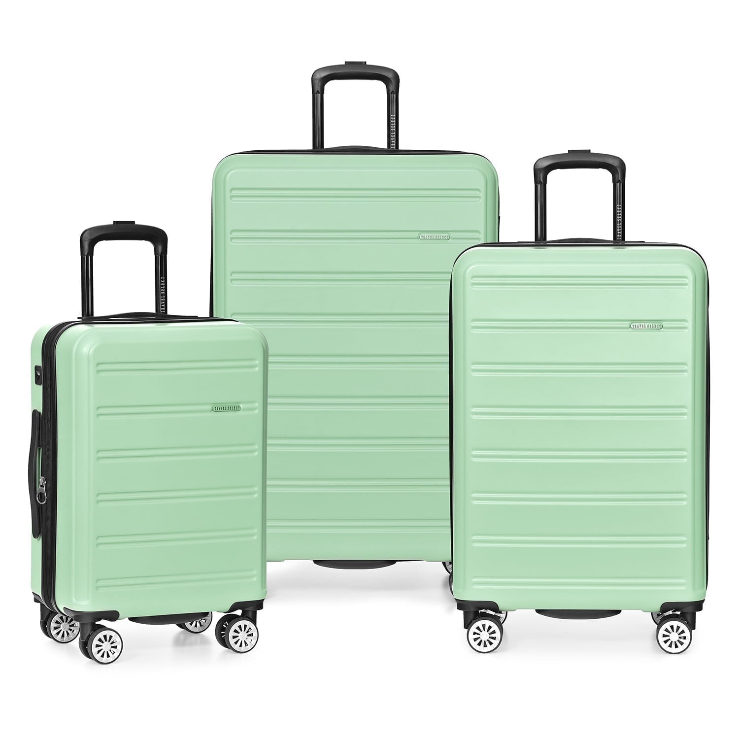 Travel Select Snowcreek Hardside Expandable Spinner Luggage Set w/ USB ...