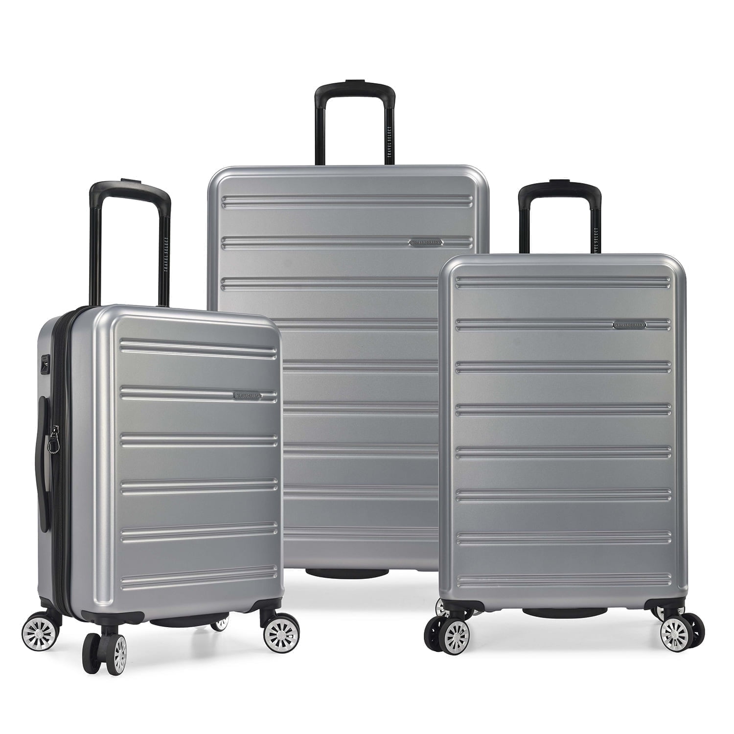 Travel Select Snowcreek Hardside Expandable Spinner Luggage Set w/ USB ...