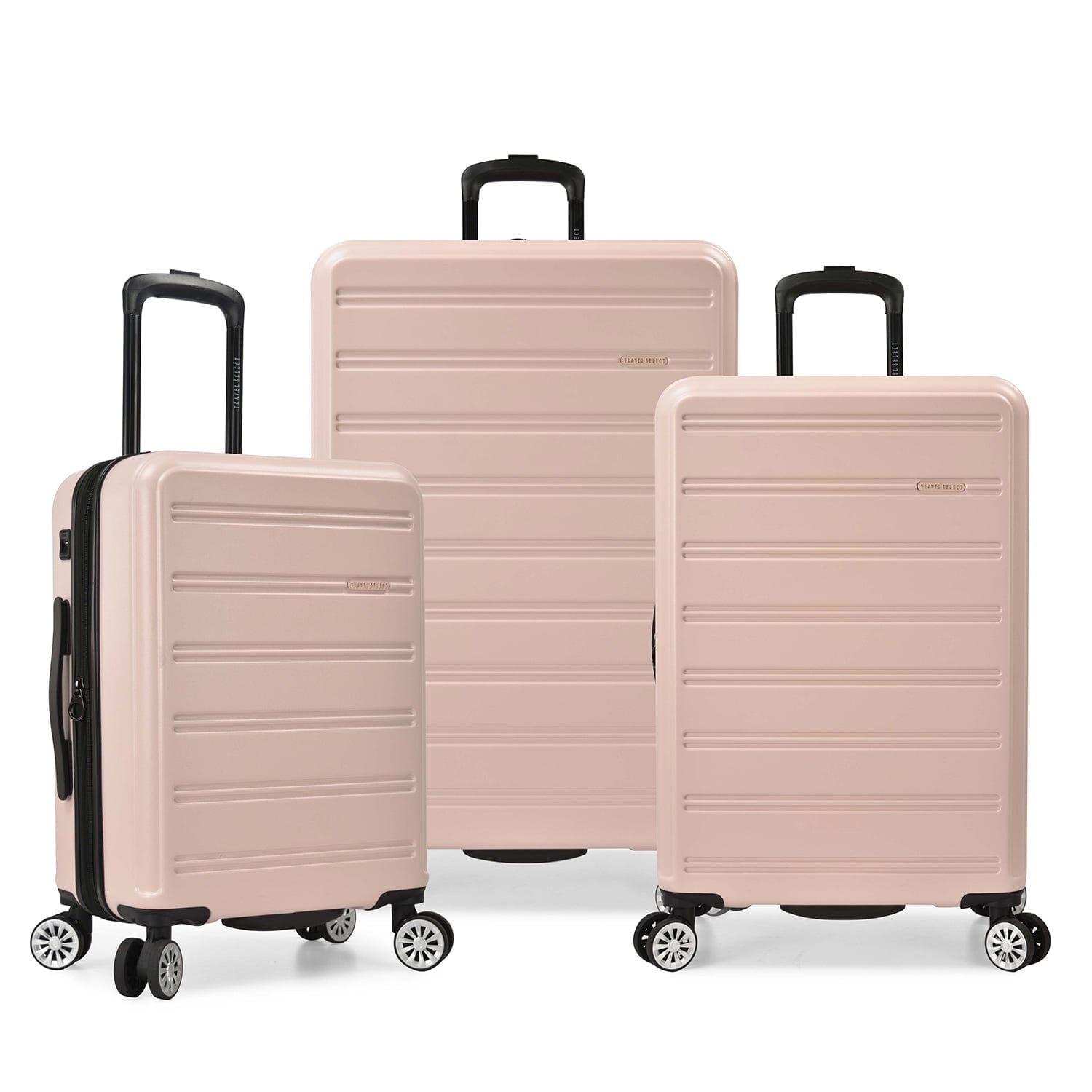 Travel Select Snowcreek Hardside Expandable Spinner Luggage Set w/ USB ...