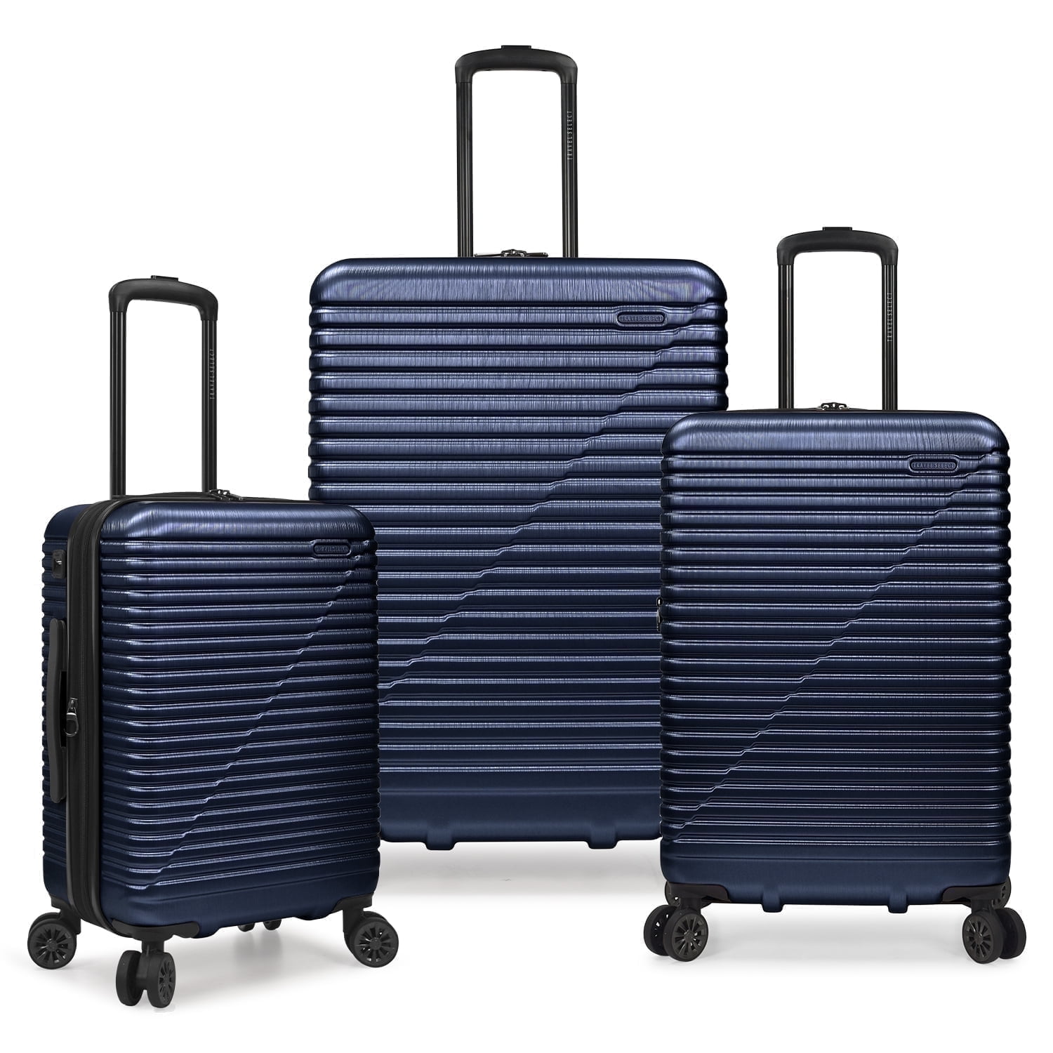 Travel Select Sunny Side 3PC Hardside Spinner Suitcase Luggage Set with ...