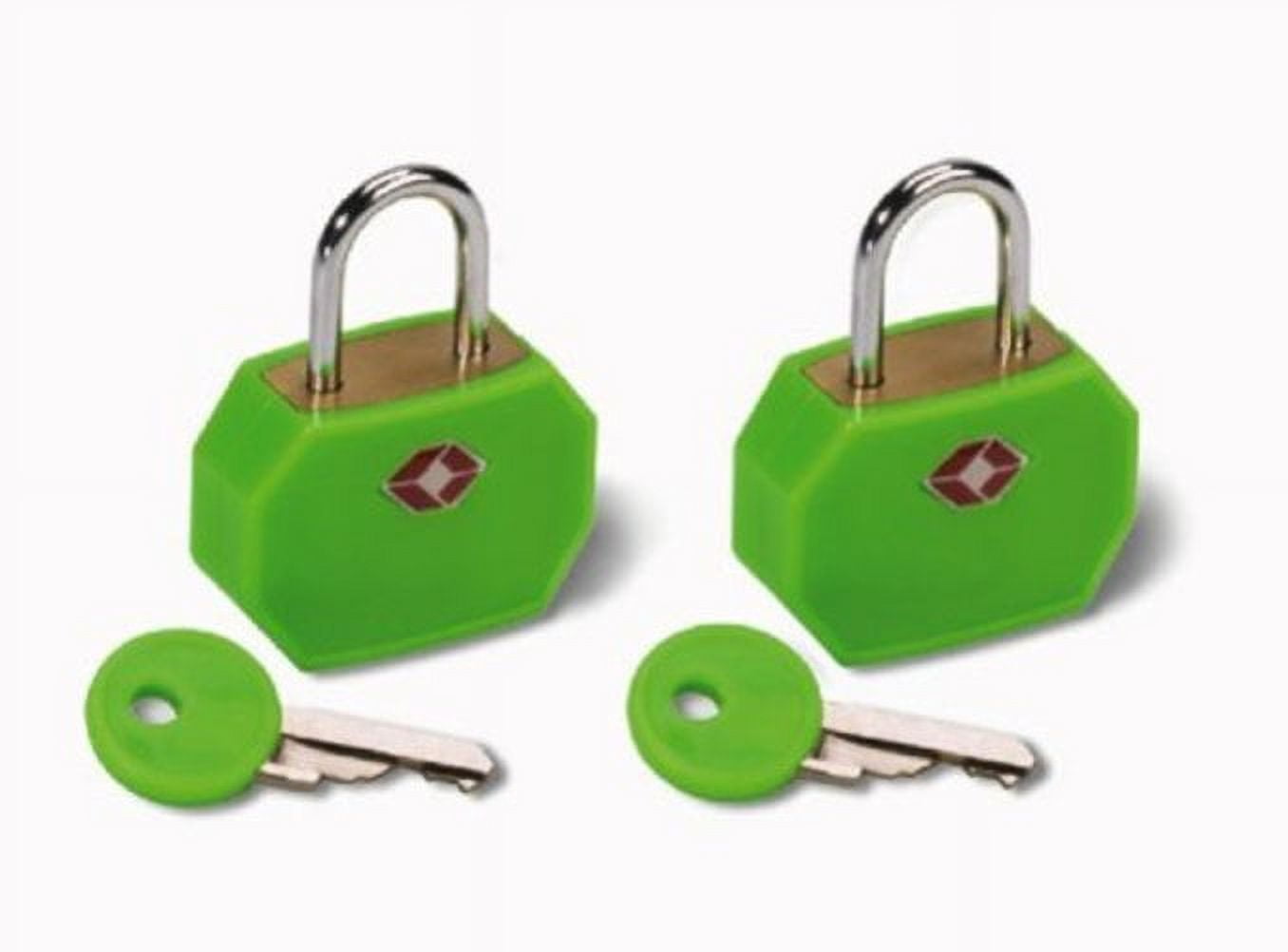 Travel Sentry Mini Padlock, 2-Pack, Neon Green - Walmart.com