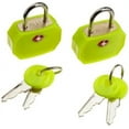Travel Sentry Mini Padlock, 2-Pack, Neon Yellow - Walmart.com