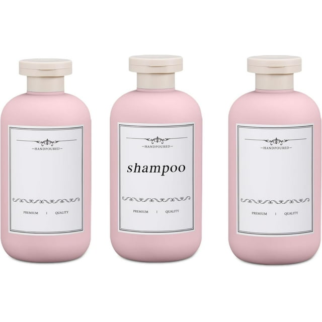 Travel Shampoo Bottle, Empty Plastic Squeeze Bottles 10oz with Flip Cap ...