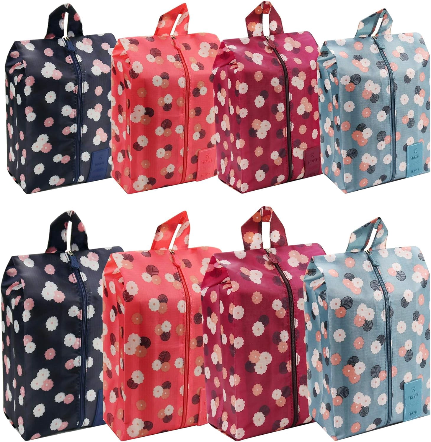 Travel Shoe Bags Waterproof Portable Shoe Storage Pouch with Handle for ...