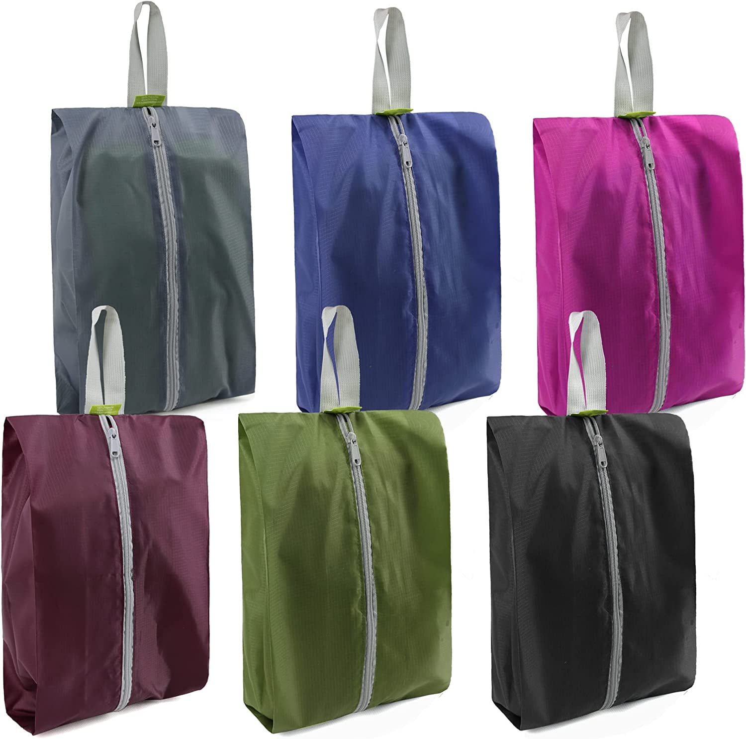 Travel Shoe Organizer with Zipper Closure | Shoe Bags for Travel, 6pcs ...
