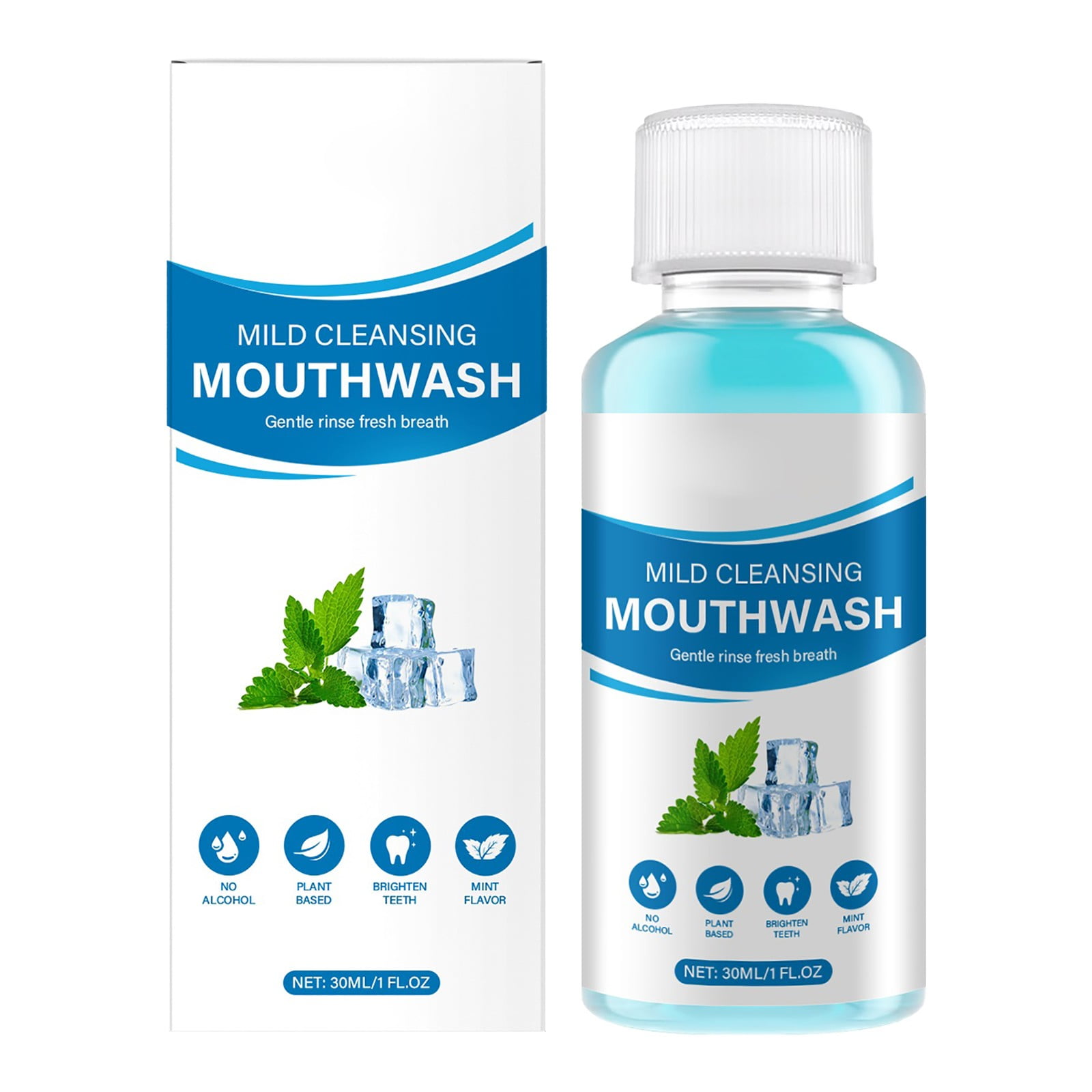 Travel Size Mouthwash Bulk Mini Mouthwash Fresh Mint Portable Mouthwash ...