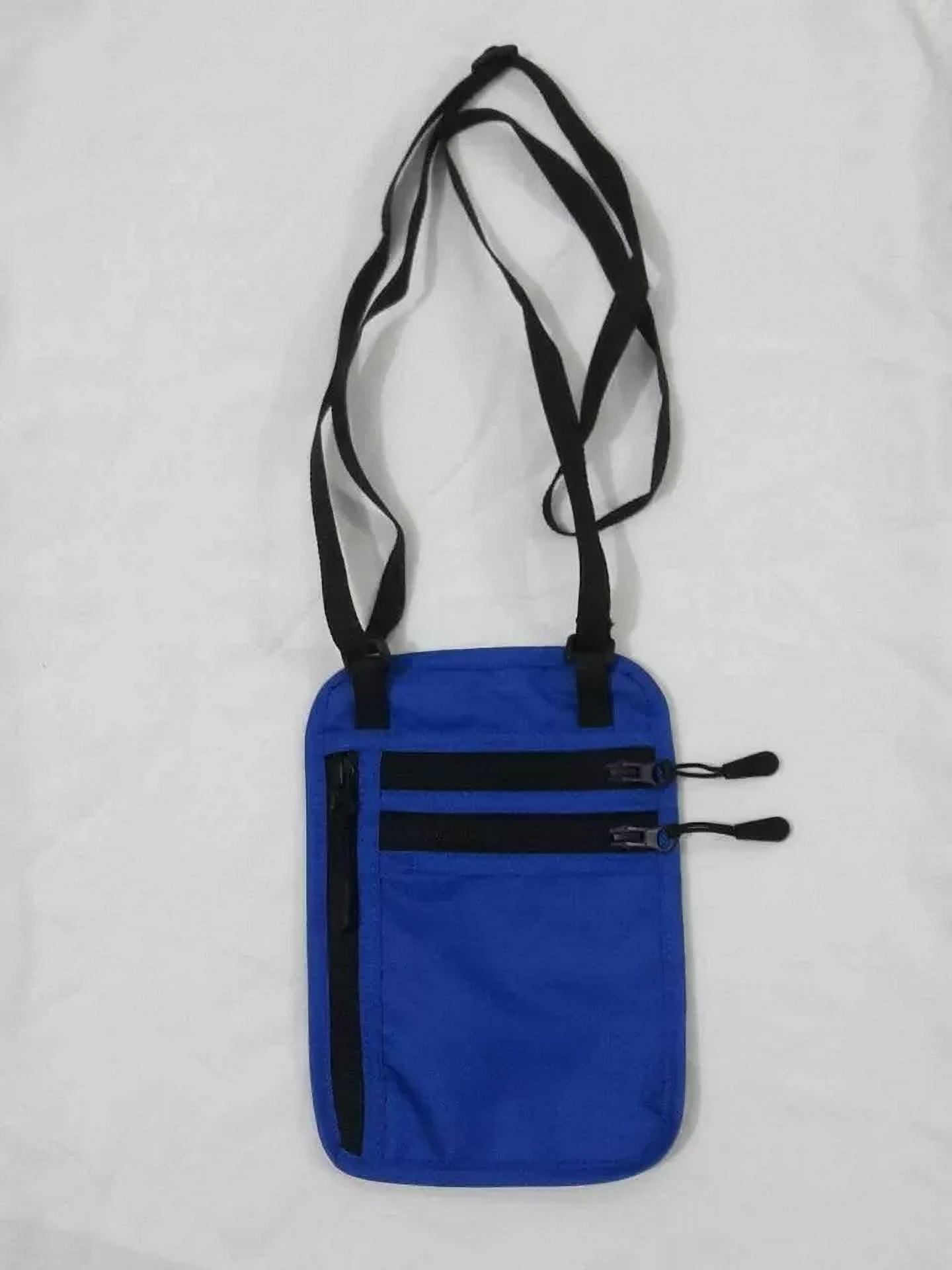 Travel Size Secure Neck Pouch, Passport, Money Card Holder Lightweight ...