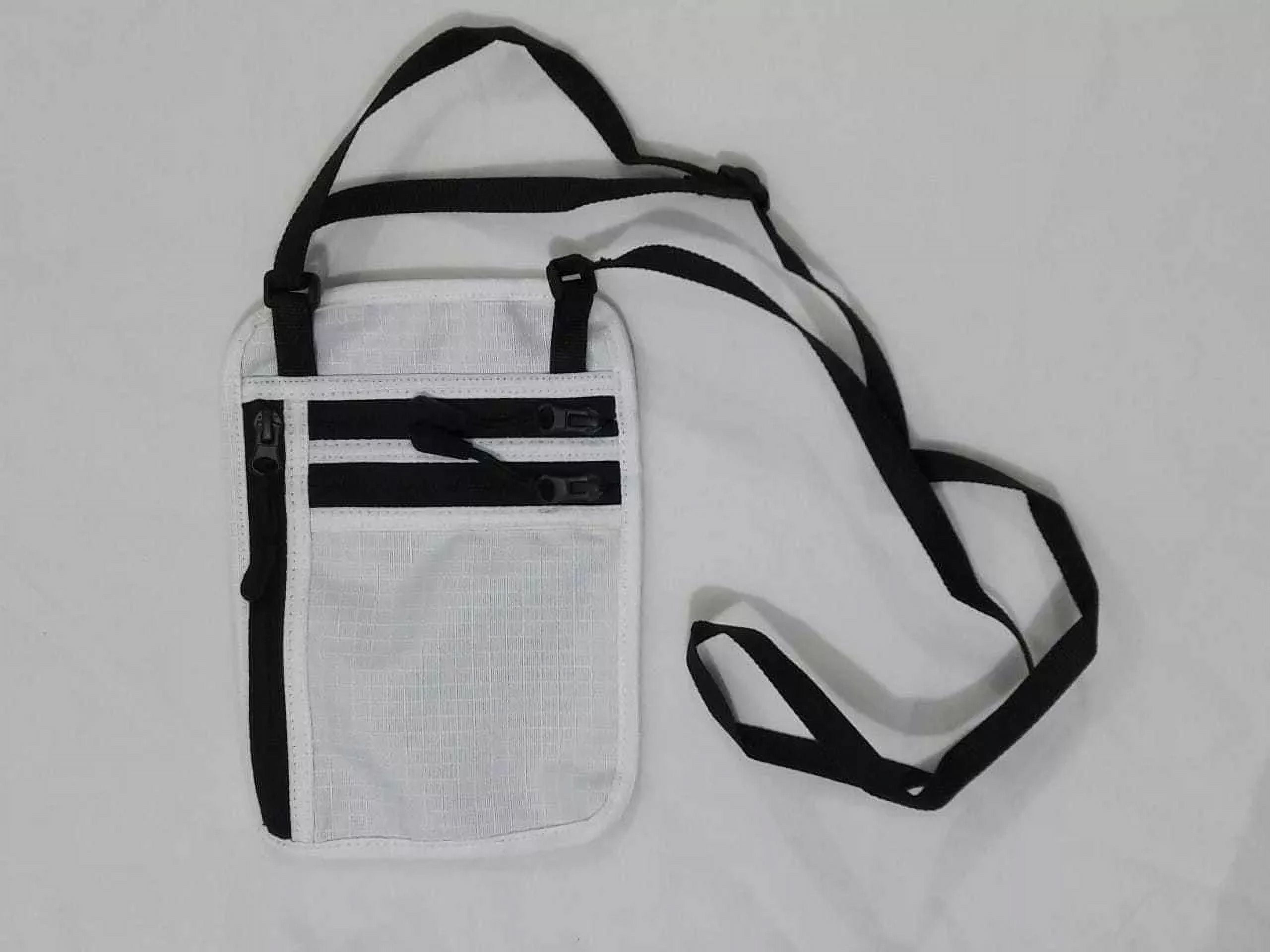 Travel Size Secure Neck Pouch, Passport, Money Card Holder Lightweight ...