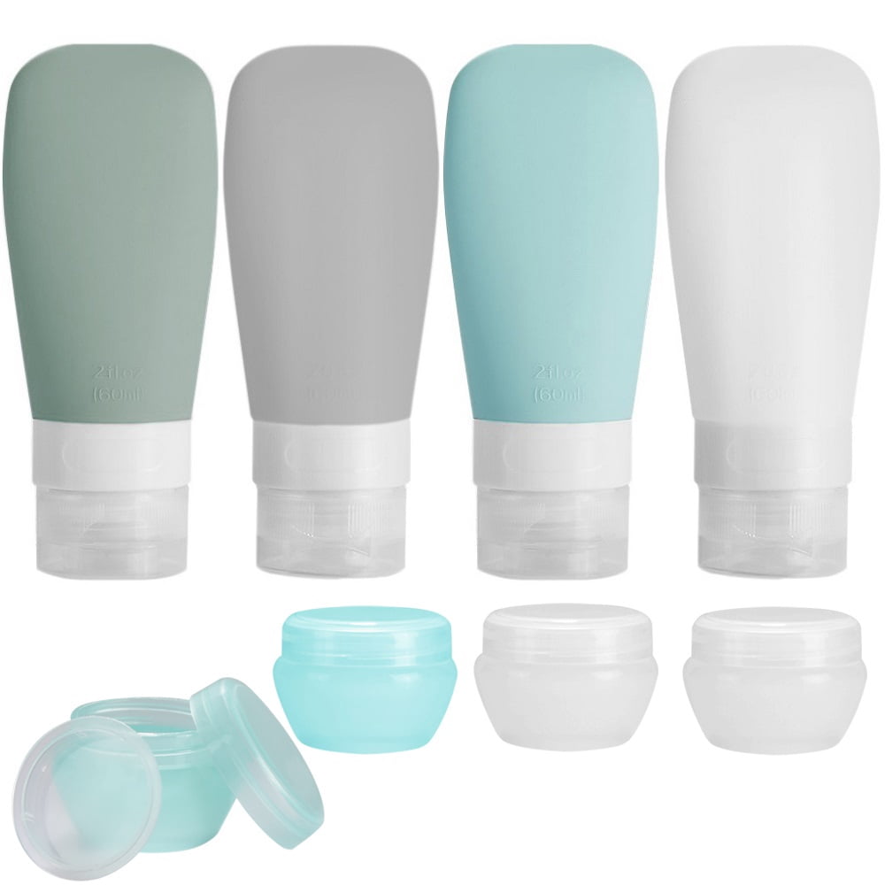 Travel Size Toiletries Bottles TSA Approved Silicone Tubes Comestic ...