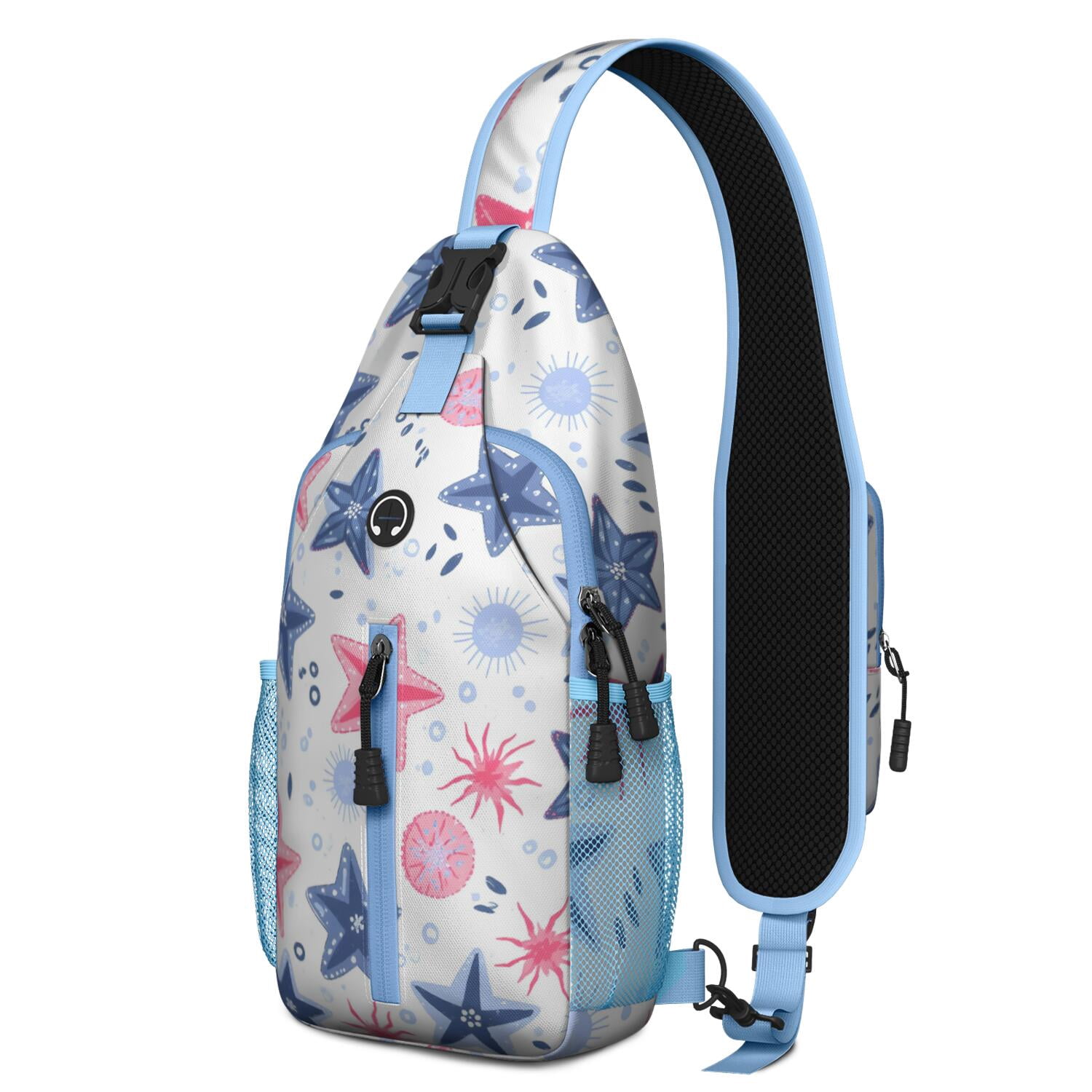 Travel Sling Bag Trendy Sling Backpack Starfish Crossbody Bag for ...