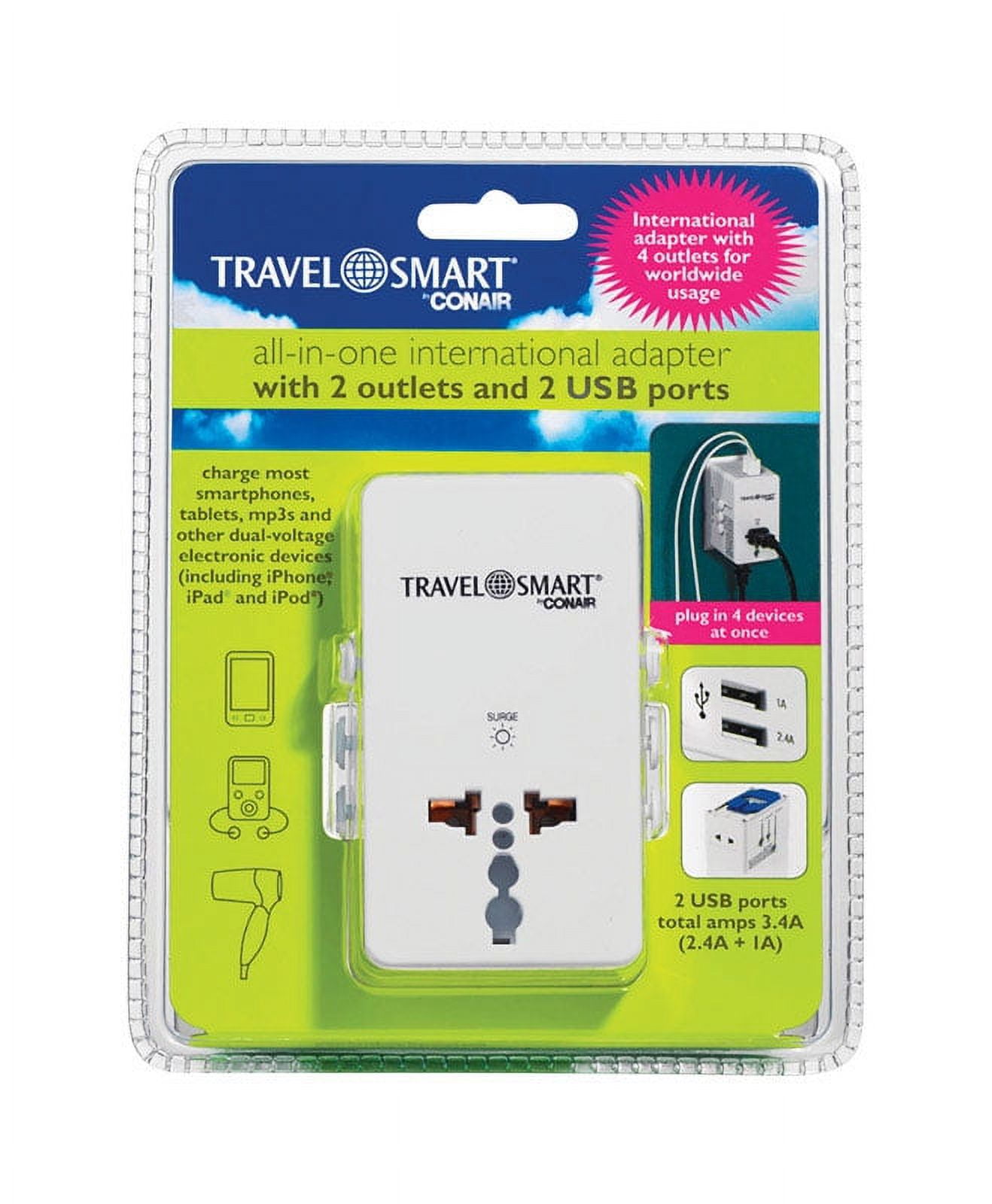 ALL-IN-ONE ADAPTER W/USB (Pack of 1) - Walmart.com