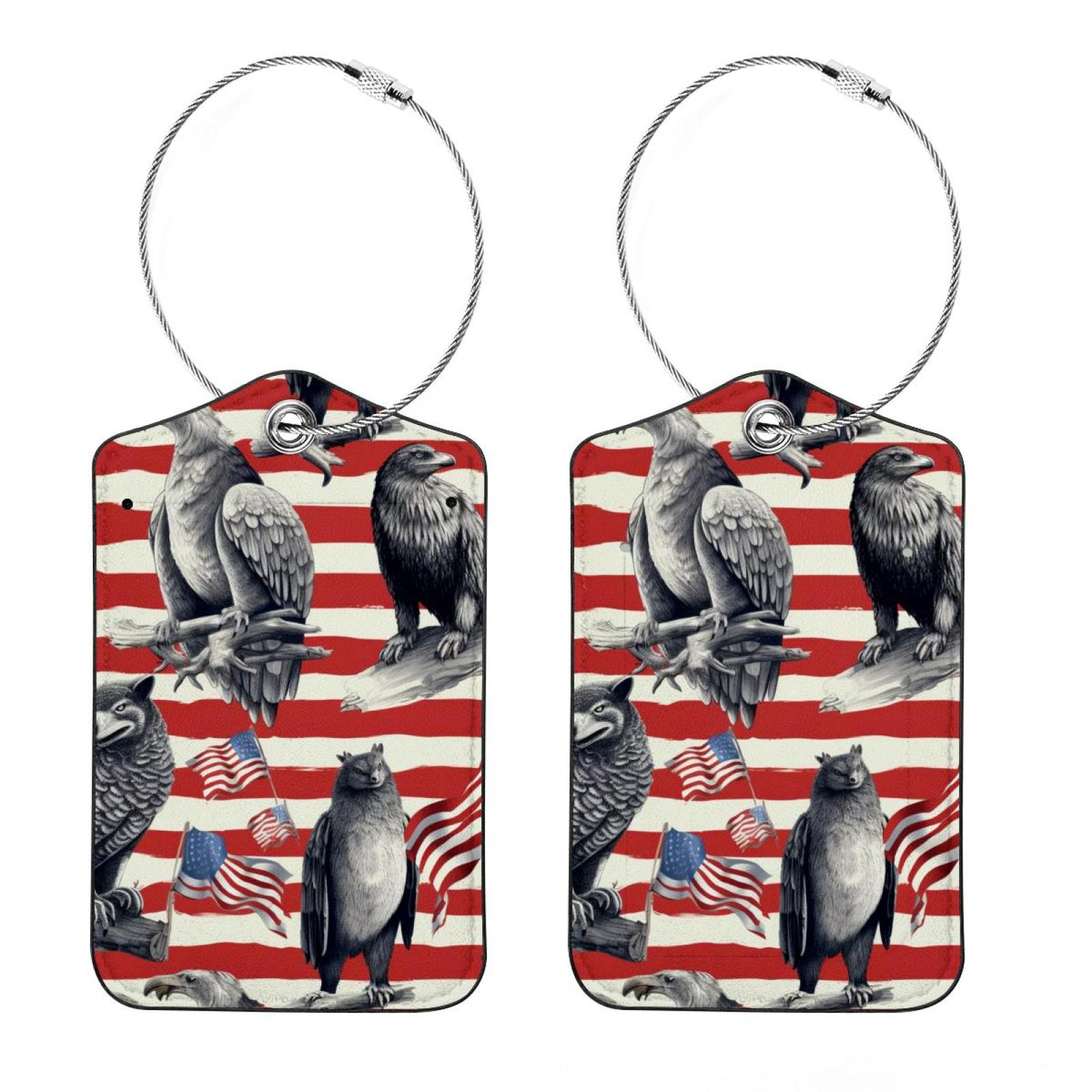 Travel Smarter, Set of 2 Luggage Tags with Privacy Flap Cover for ...