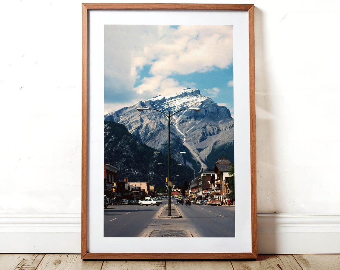 Travel Snapshot Banff Print Banff Art Wall Decor Alberta Canada Wall ...