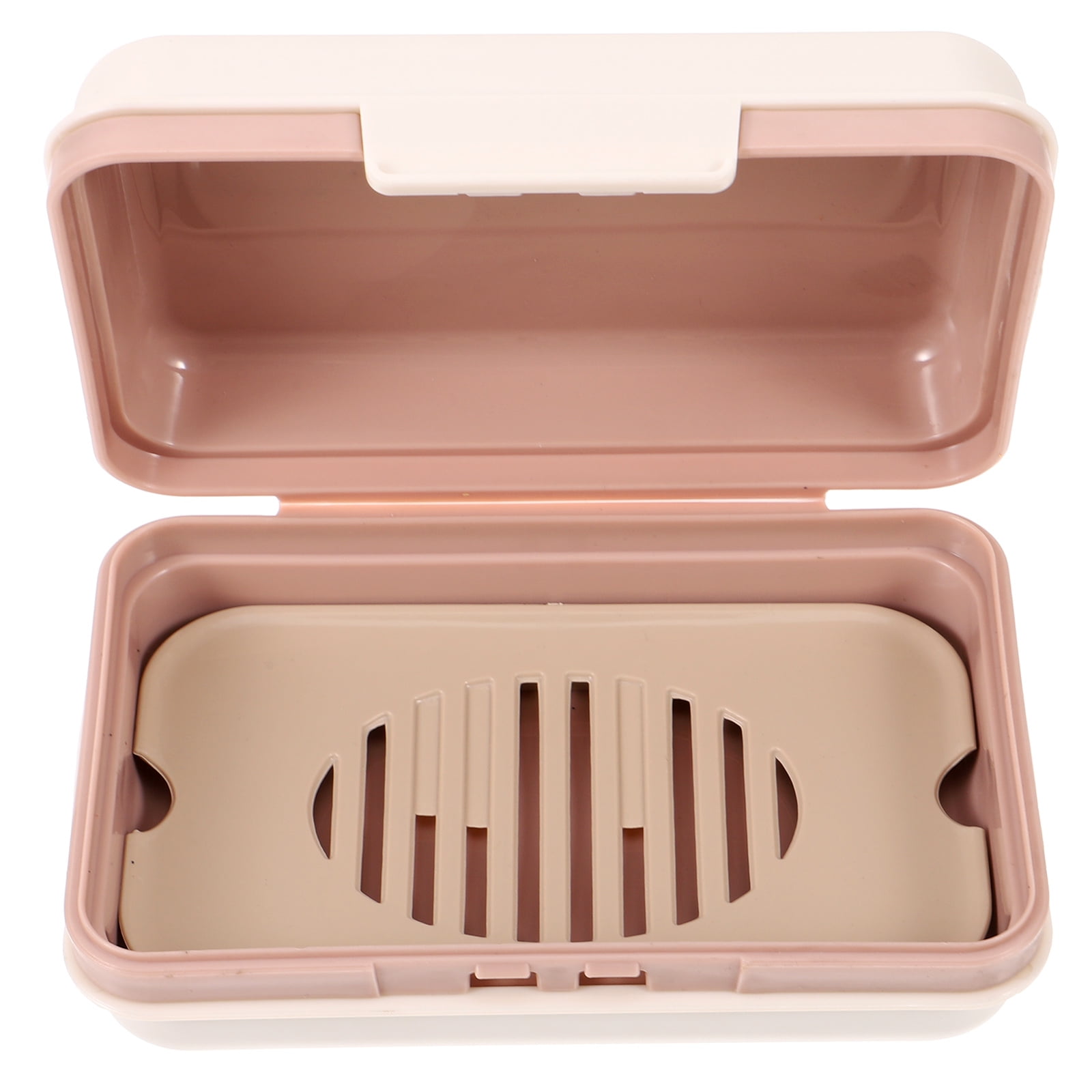 Travel Soap Box Holder Case Plastic Dish Tray Boxes Washing Container ...
