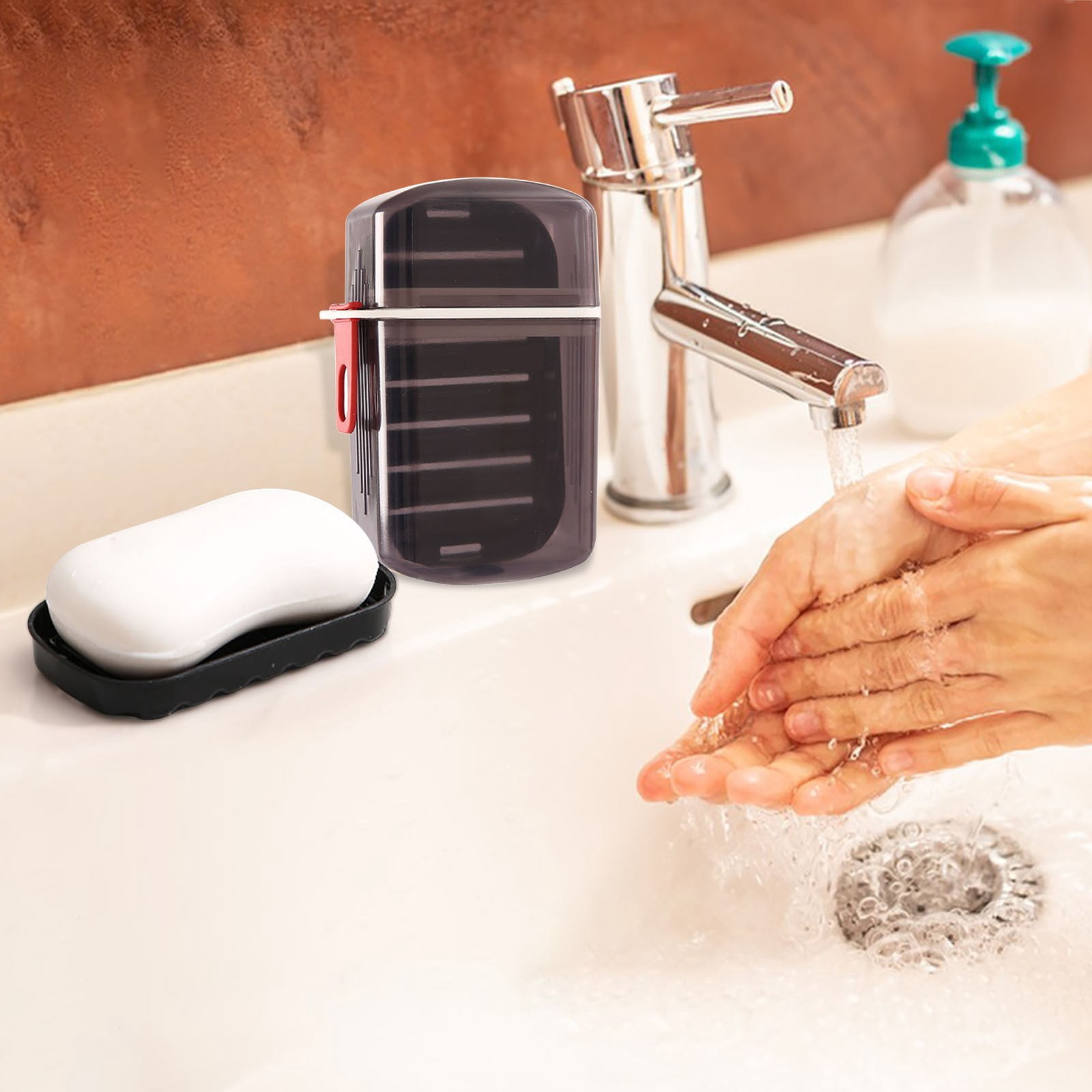 Travel Soap Case Leak Proof Portable Soap Container With Lid | Hard PE ...