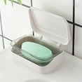 Travel Soap Container with Drain Holes, Portable Dish Storage Box for ...
