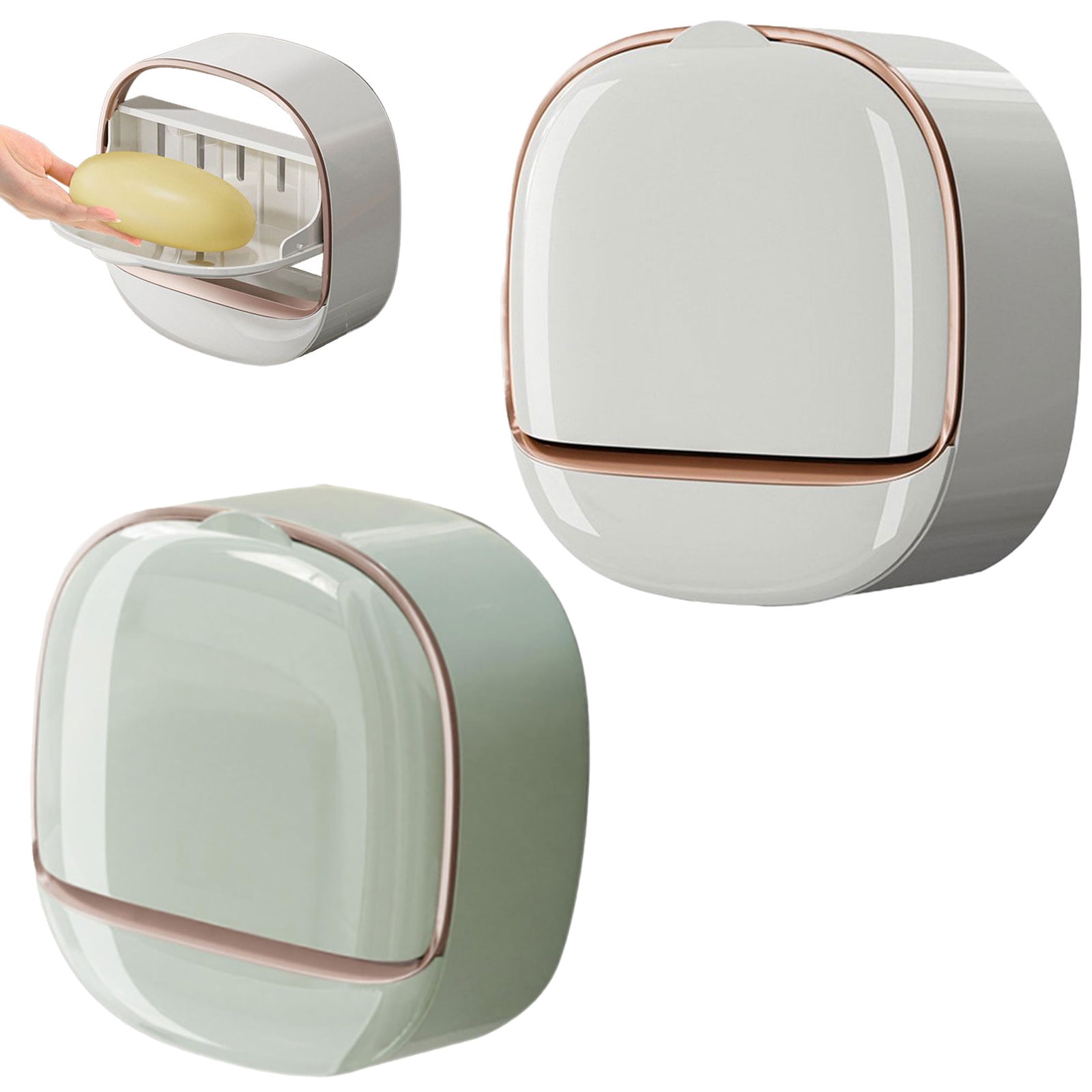 Travel Soap Dish Shower Wall Mount Soap Holder, Bathroom Soaps Bar ...
