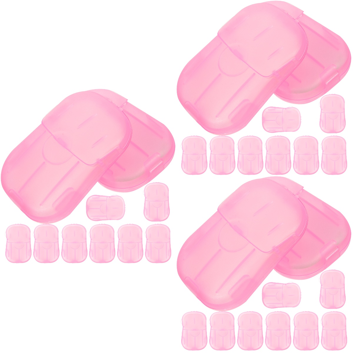 Travel Soap Slices Flakes Small Hand-washing Boxed Portable Plastic ...