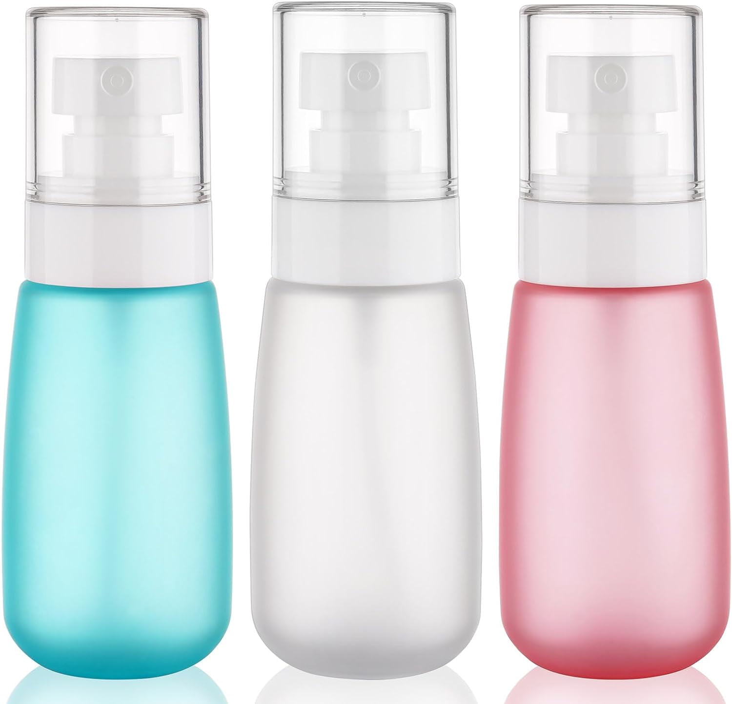 Travel Spray Bottle 2oz /60ml-3 Pack Plastic Mini Makeup Setting ...