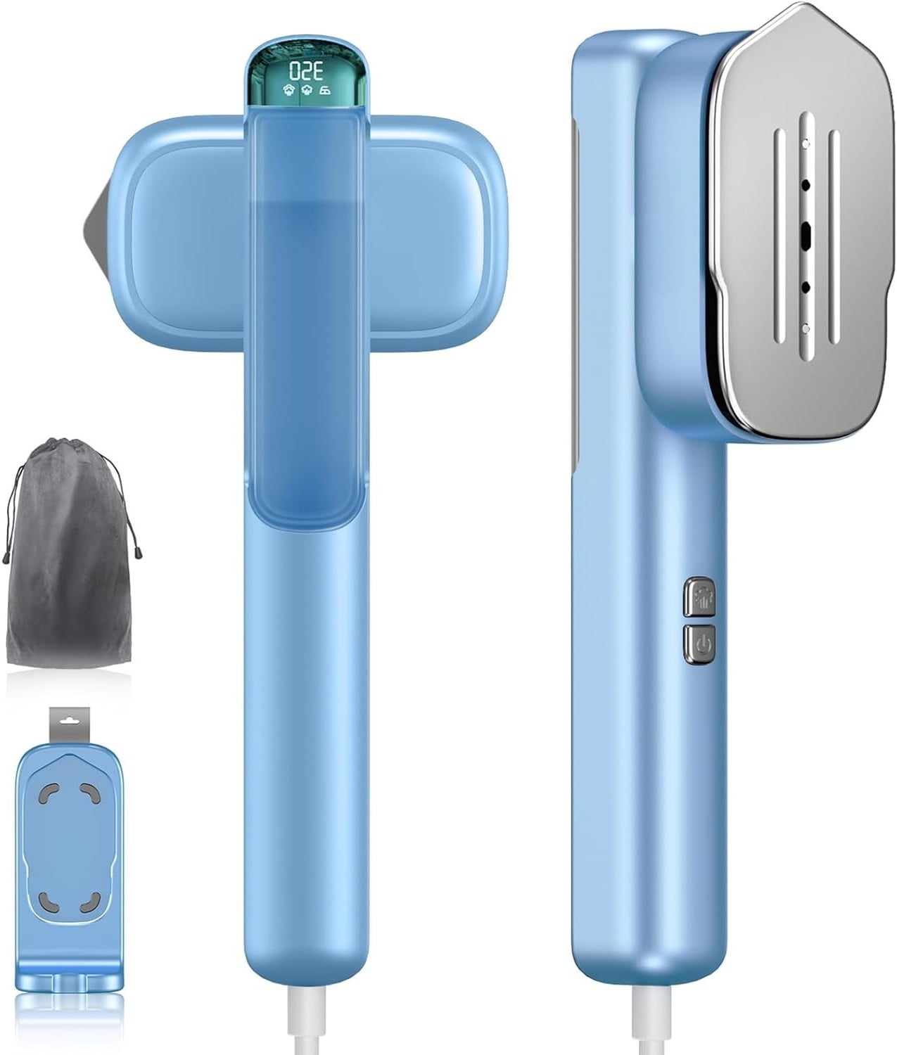 Travel Steamer for Clothes, 110-240V Dual Voltage Portable Steamer ...