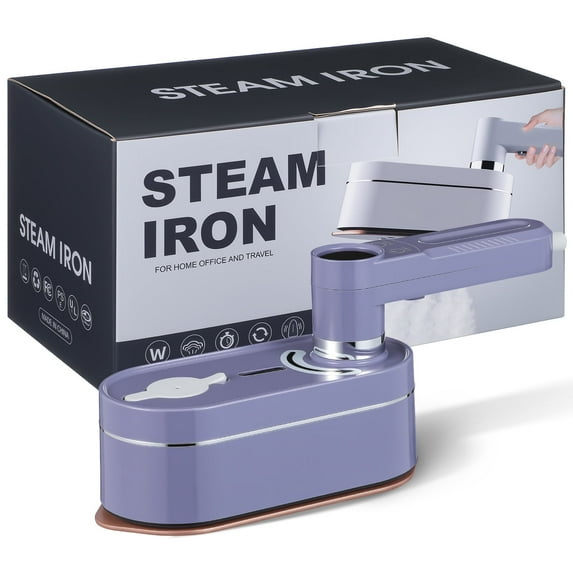 Travel Steamer for Clothes, 1200W Portable Steamer, 10s Heat Up, LED ...