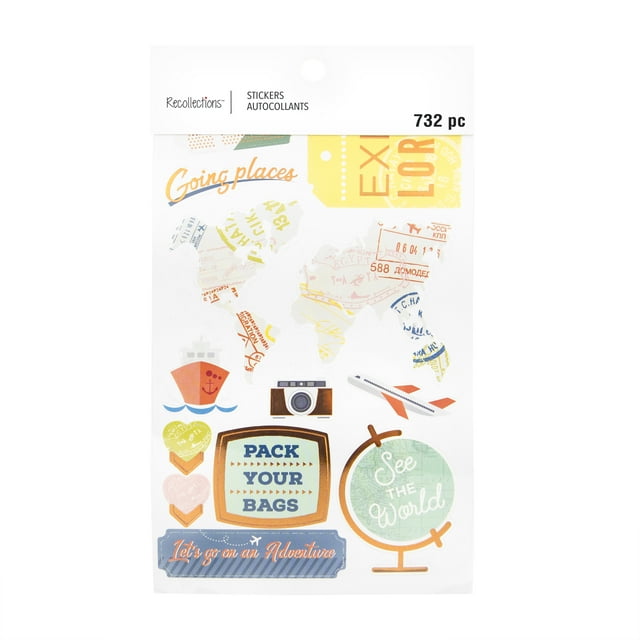 Travel Sticker Book by Recollections - Walmart Business Supplies