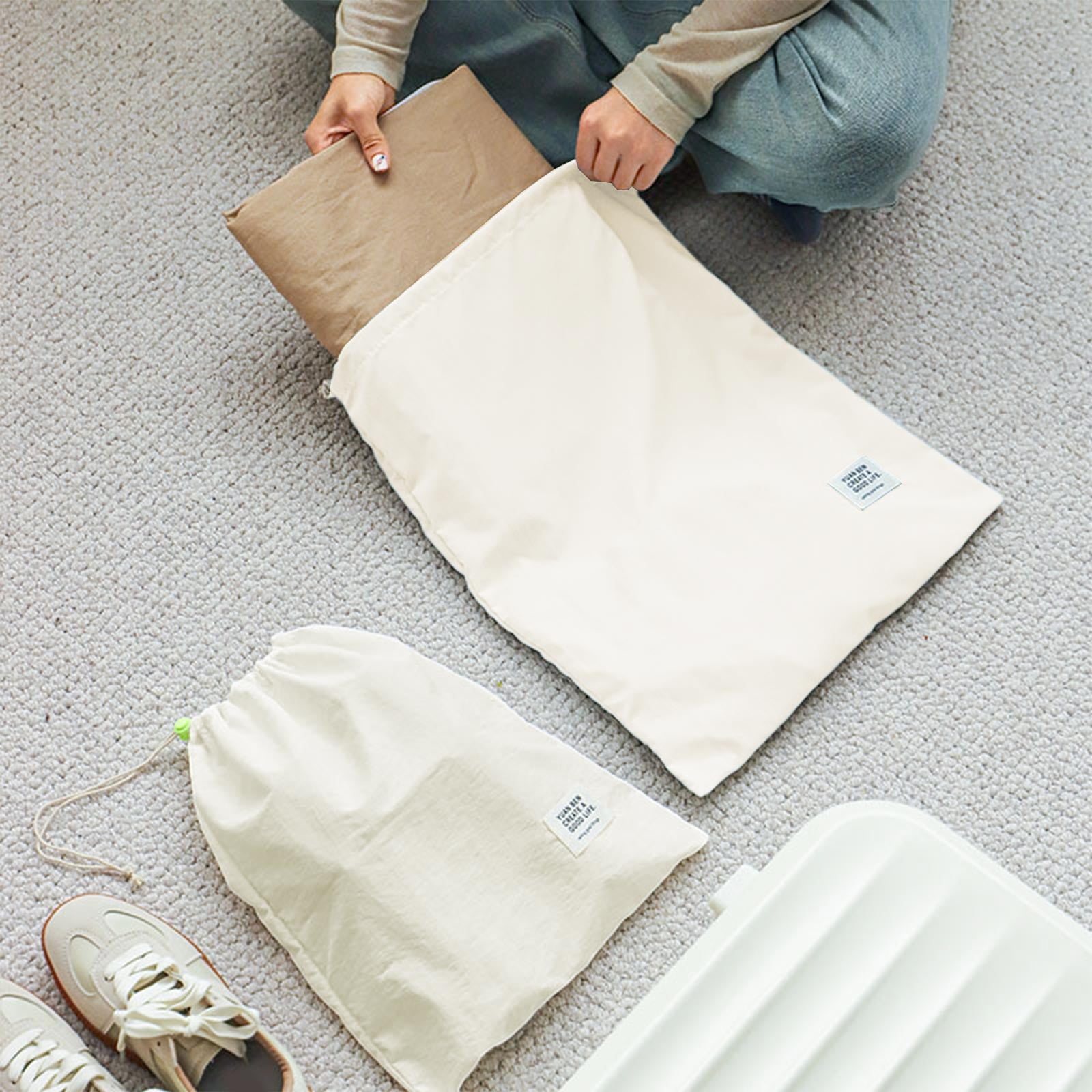 Travel Storage Bag, Luggage Organizer, Cosmetics And Underwear Sorting ...