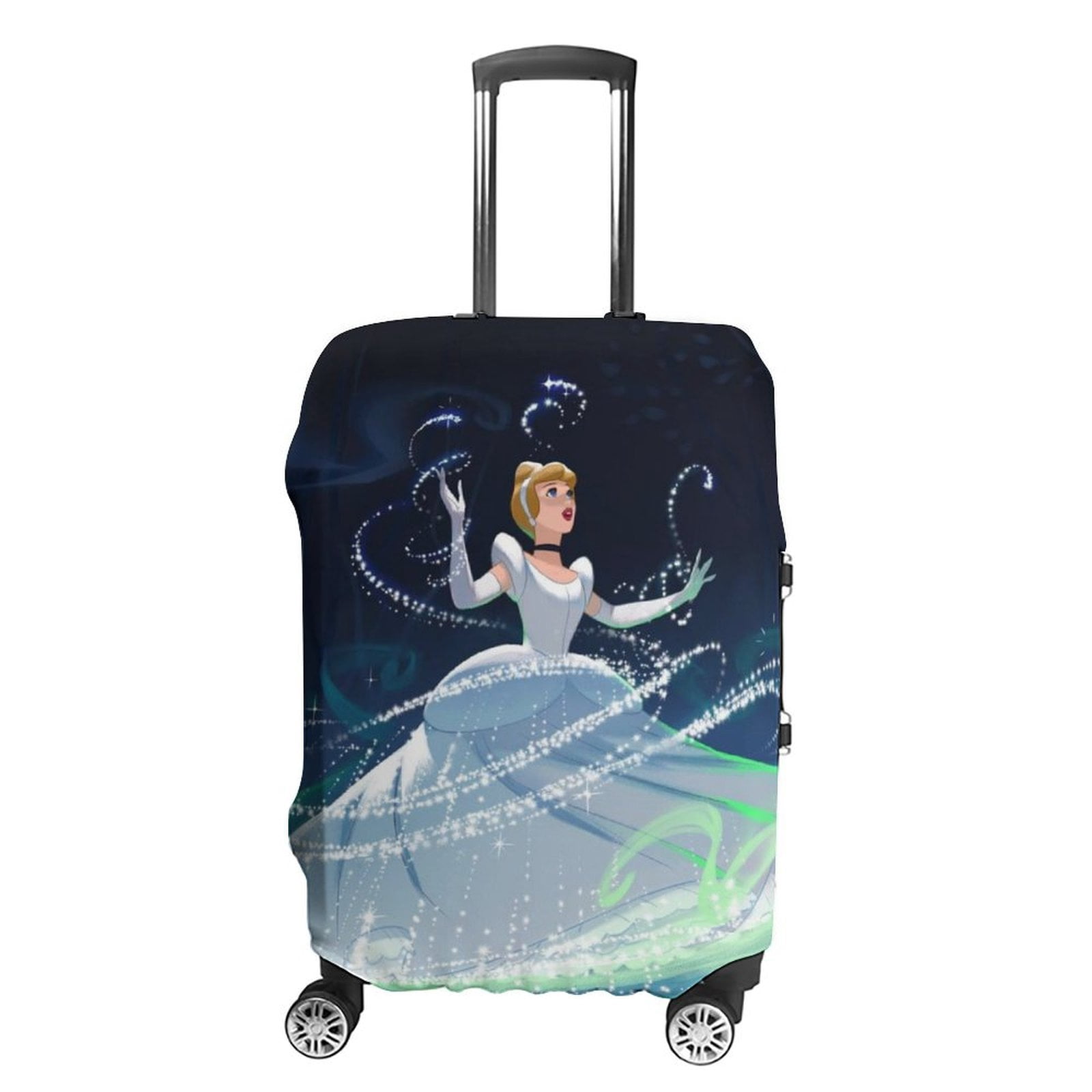 Travel Suitcase Cover Cute Cartoon Princess Cinderella Luggage ...