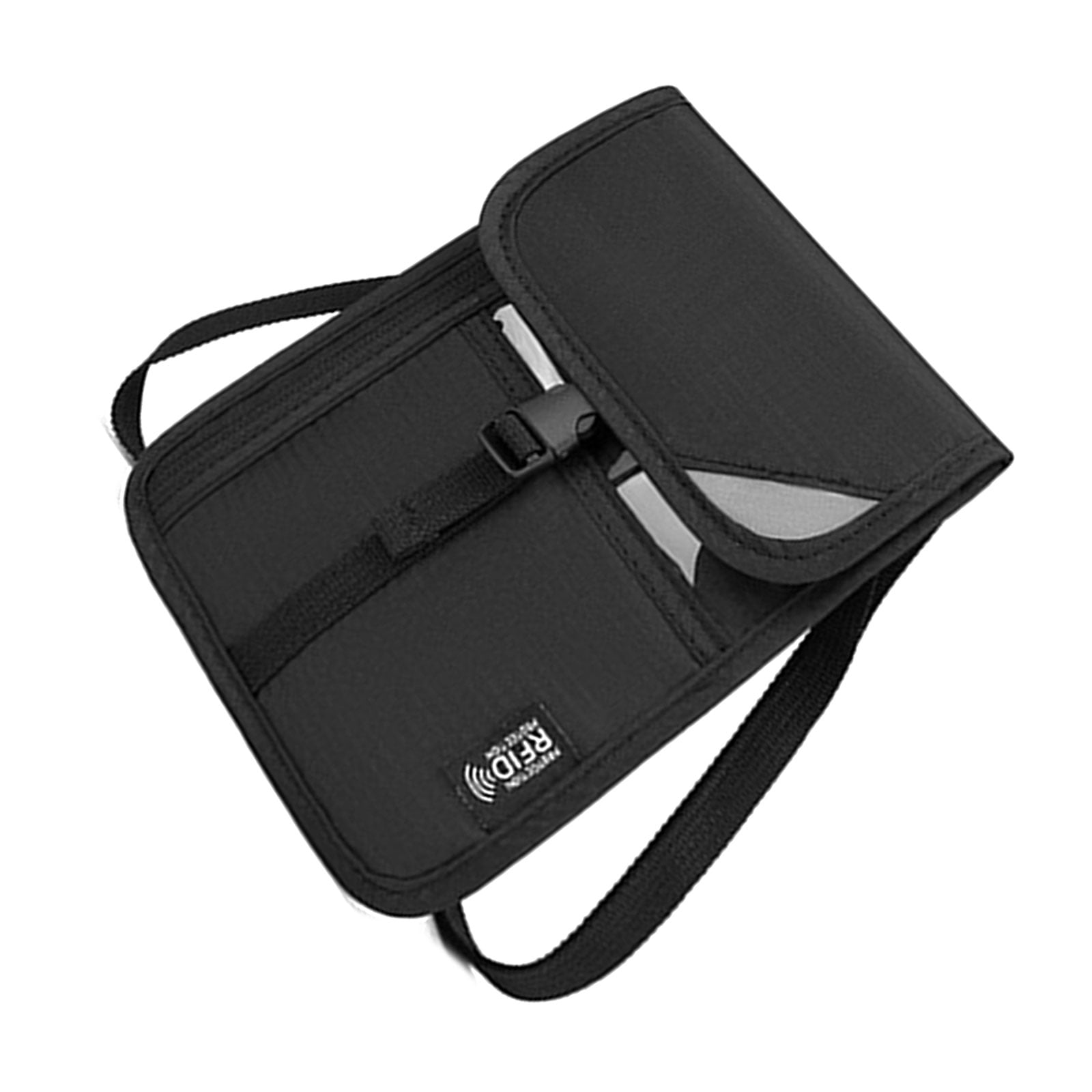 Travel Supply Neck Wallet with RFIDS Blocking Passports Holder Hiddens ...