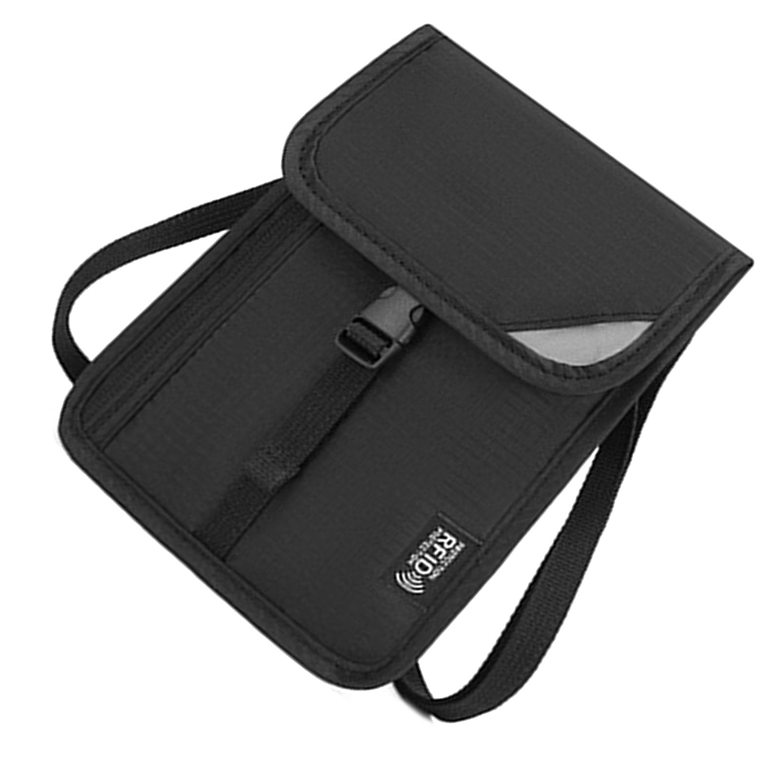 Travel Supply Neck Wallet with RFIDS Blocking Passports Holder Hiddens ...
