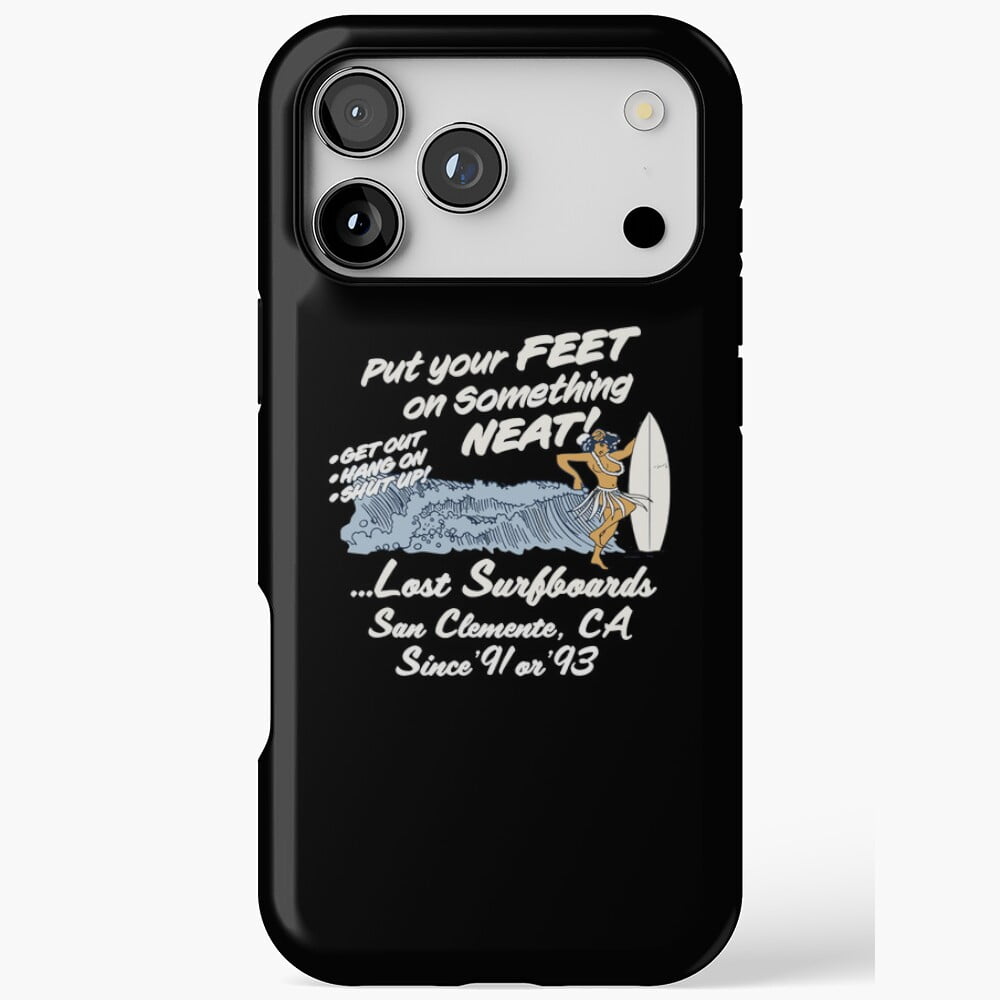 Travel Surfboard Retro Adventure Art Protective and Compatible iPhone ...