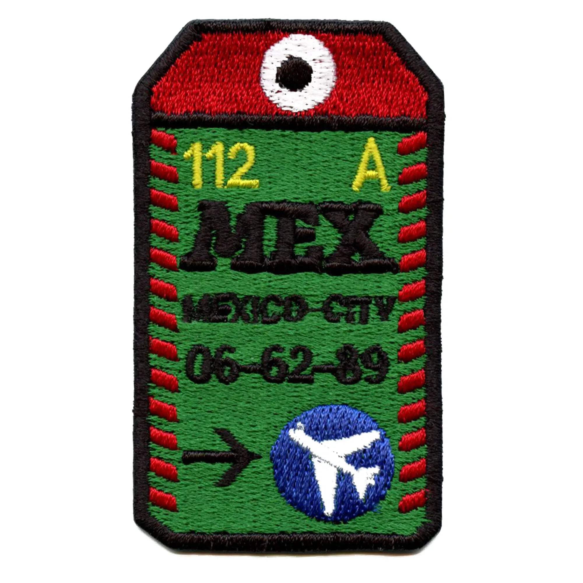 Travel Tag Mexico City Patch Souvenir Culture Vacation Embroidered Iron ...