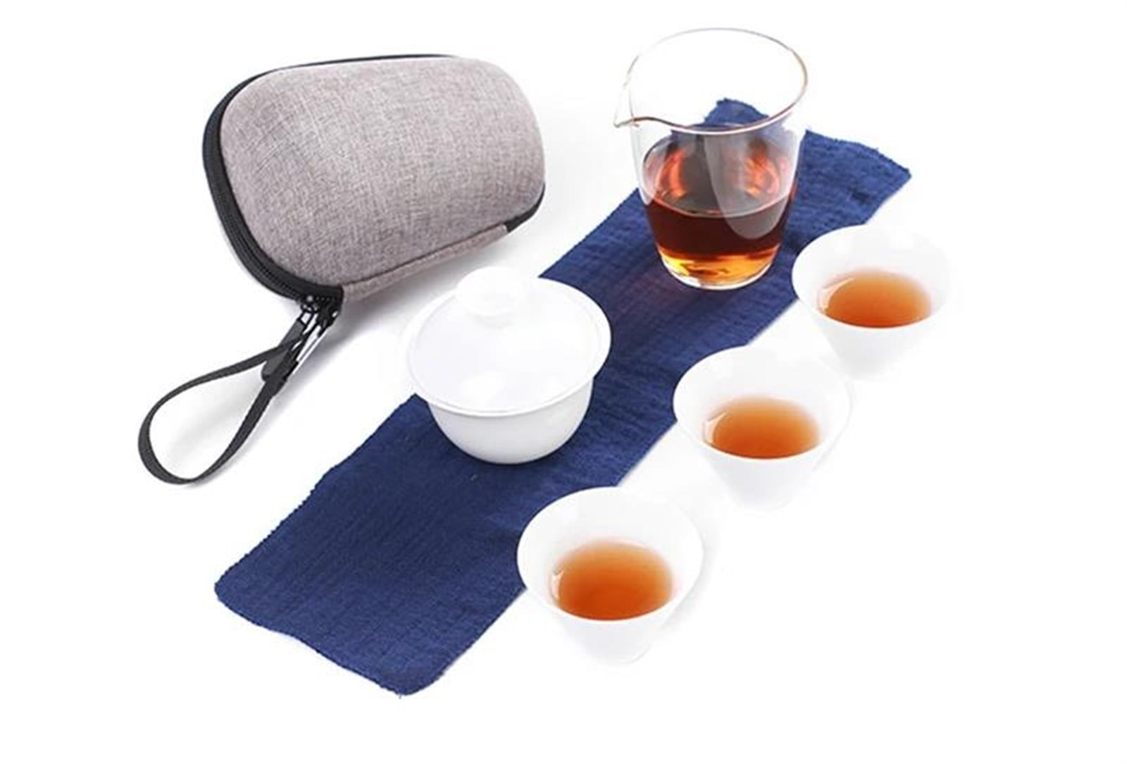 Travel Tea Sets Carrying Case Quick Kettle Cup Kung Fu Teapot Teacup ...