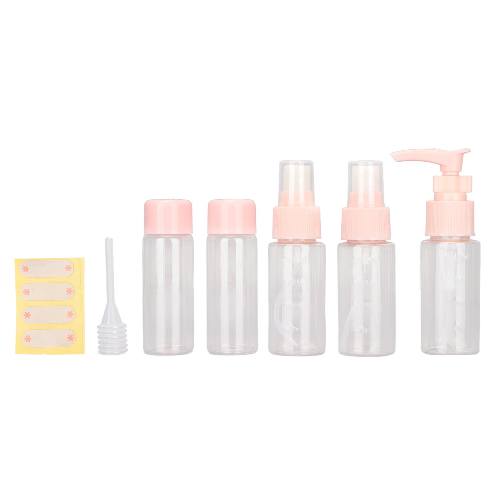 Travel Toiletry Bottles Refillable Transparent Design Eco Friendly Safe ...