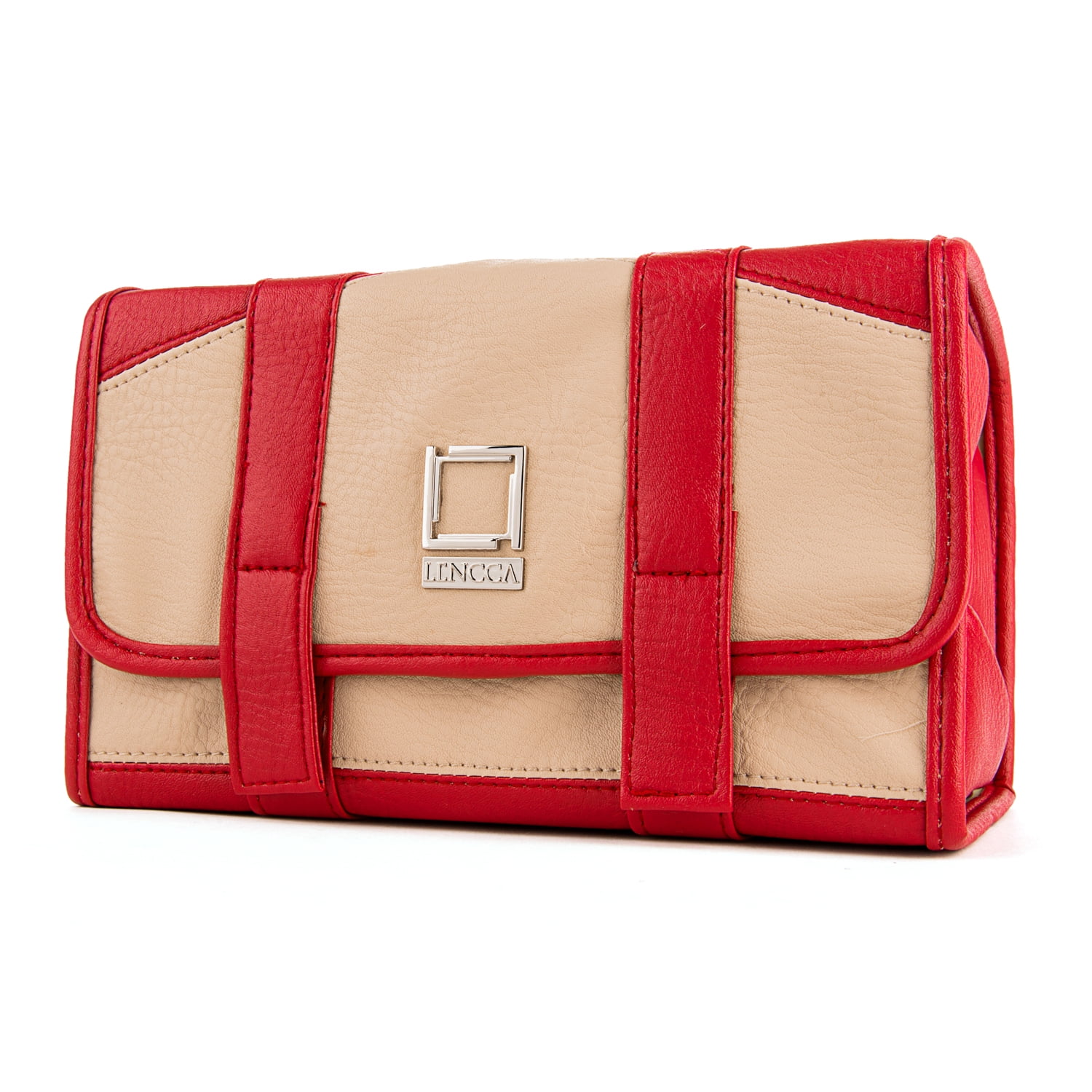 Travel Toiletry Organizer – Compact Hanging Leatherette Bag with 4 ...