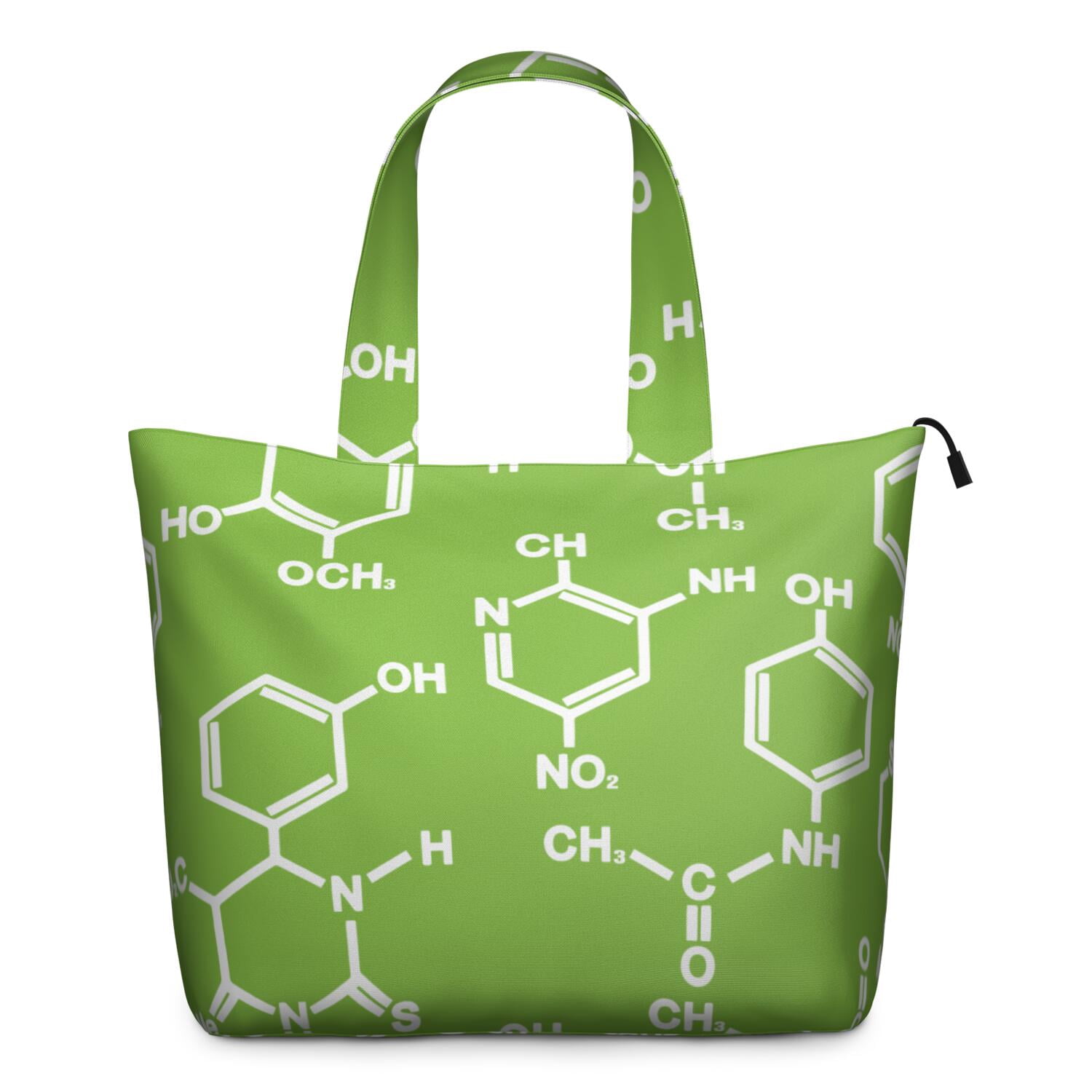 Travel Tote Bag with Scientific Knowledge Engineering Artwork Large ...